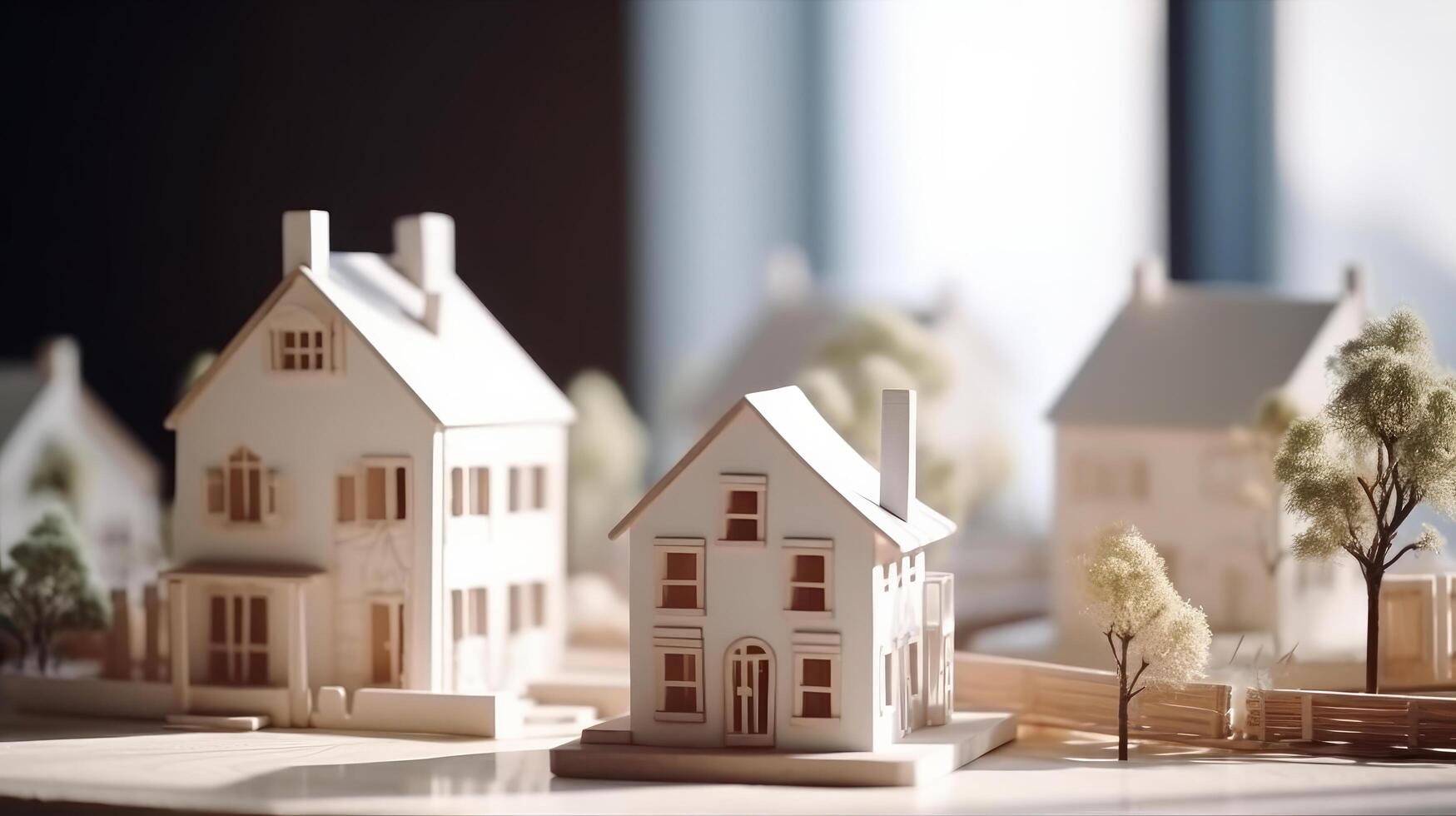 Little house maket. Illustration 22527976 Stock Photo at Vecteezy