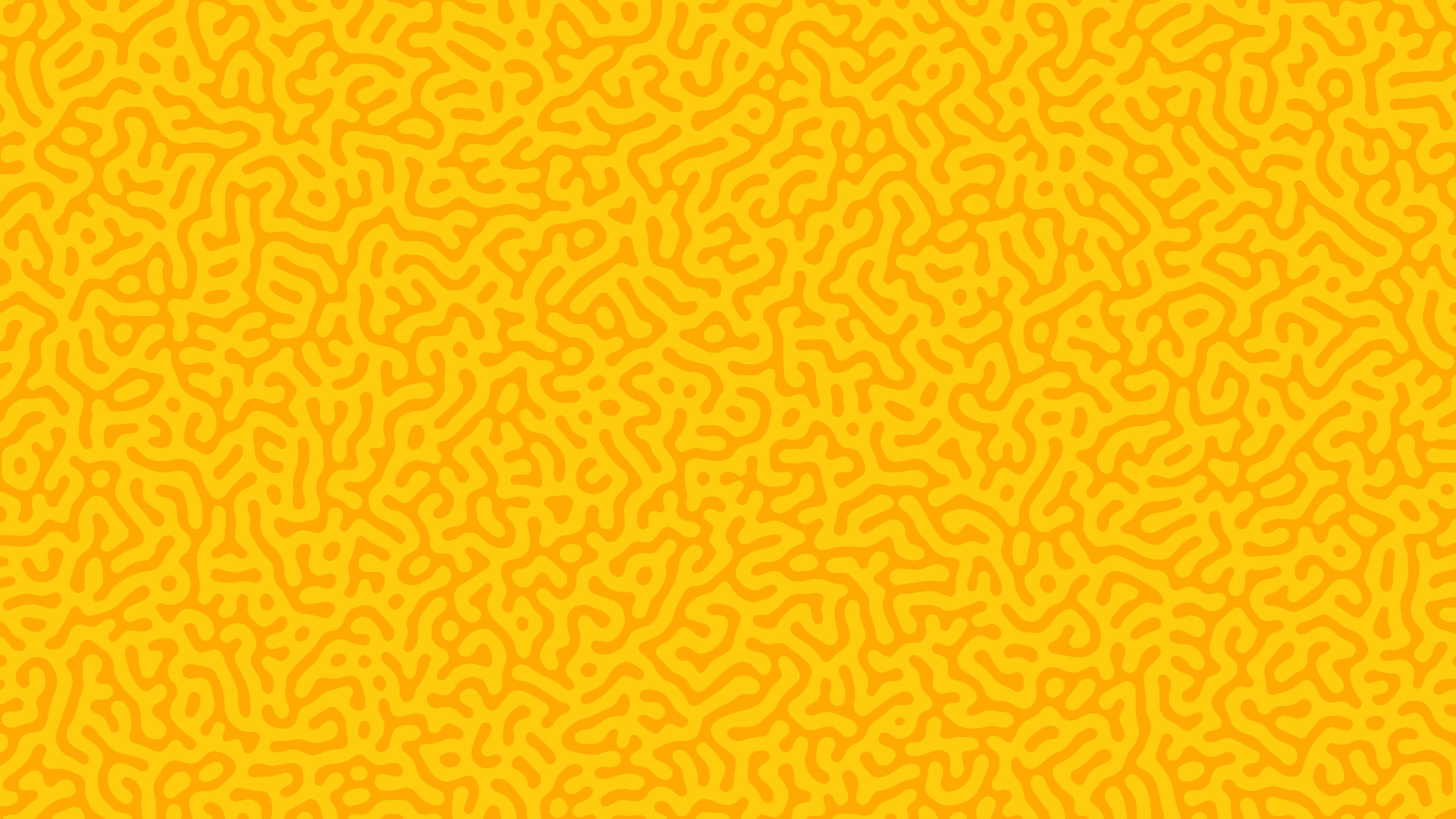 Yellow Turing Reaction Background Abstract Diffusion Pattern With