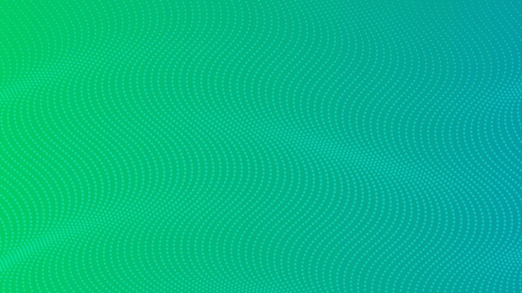 Halftone gradient background with dots. Abstract green dotted pop art pattern in comic style ...