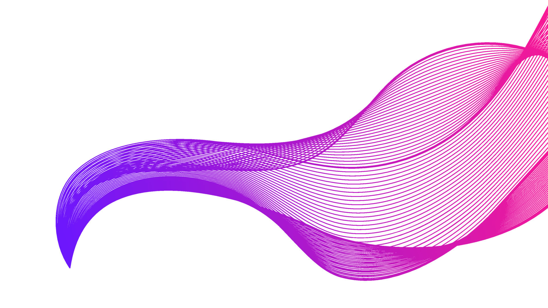 Abstract Backdrop With Colorful Wave Gradient Lines On White Background Modern Technology