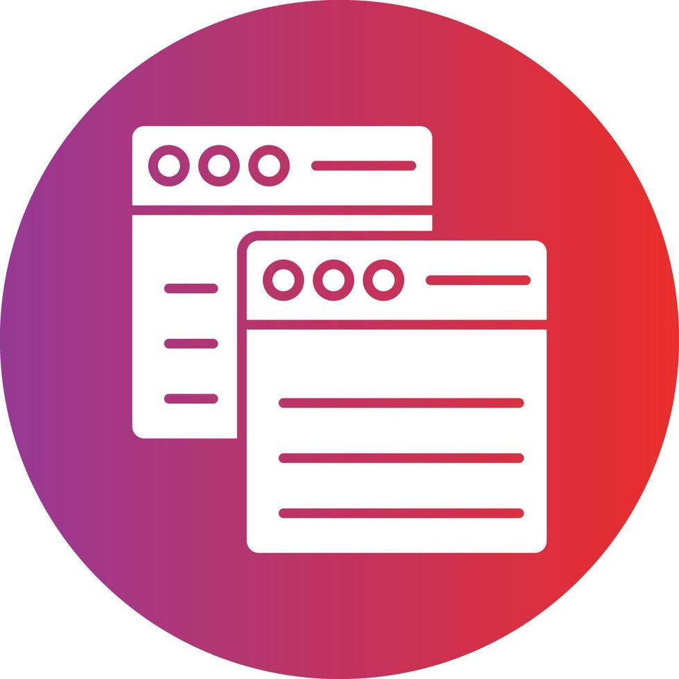 Vector Design Duplicate Browser Icon Style 22530017 Vector Art At Vecteezy
