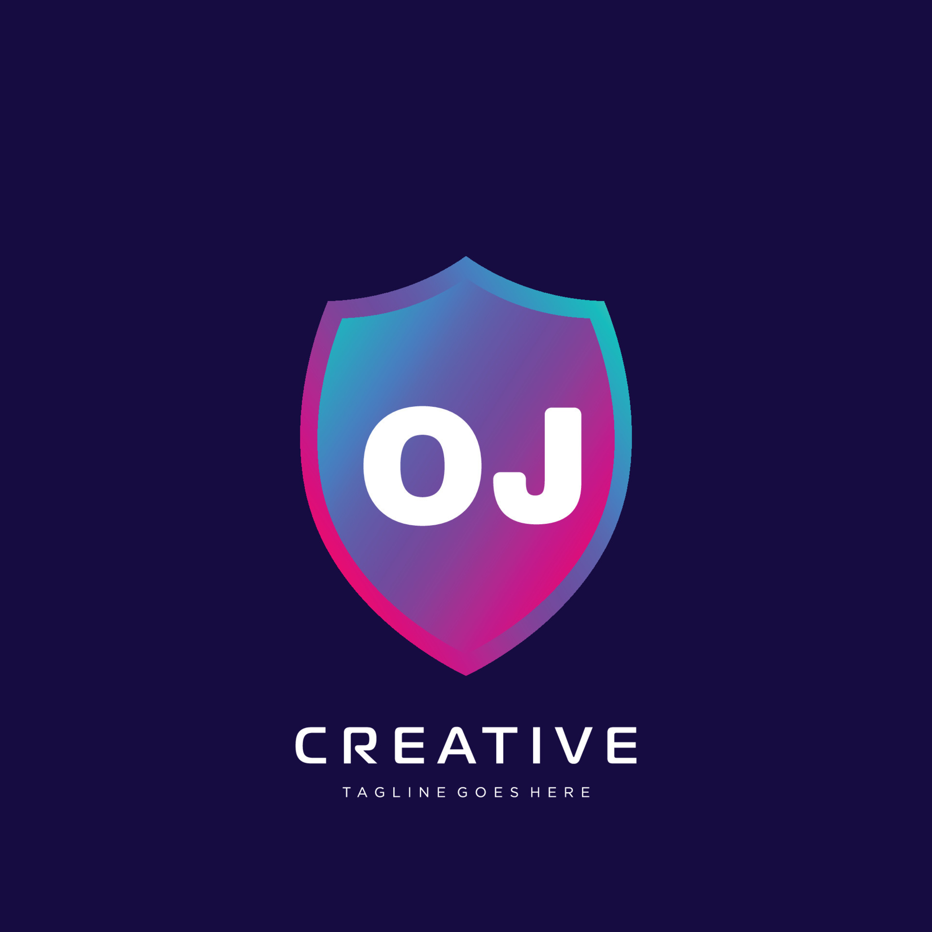 OJ initial logo With Colorful template vector. 22530164 Vector Art at Vecteezy