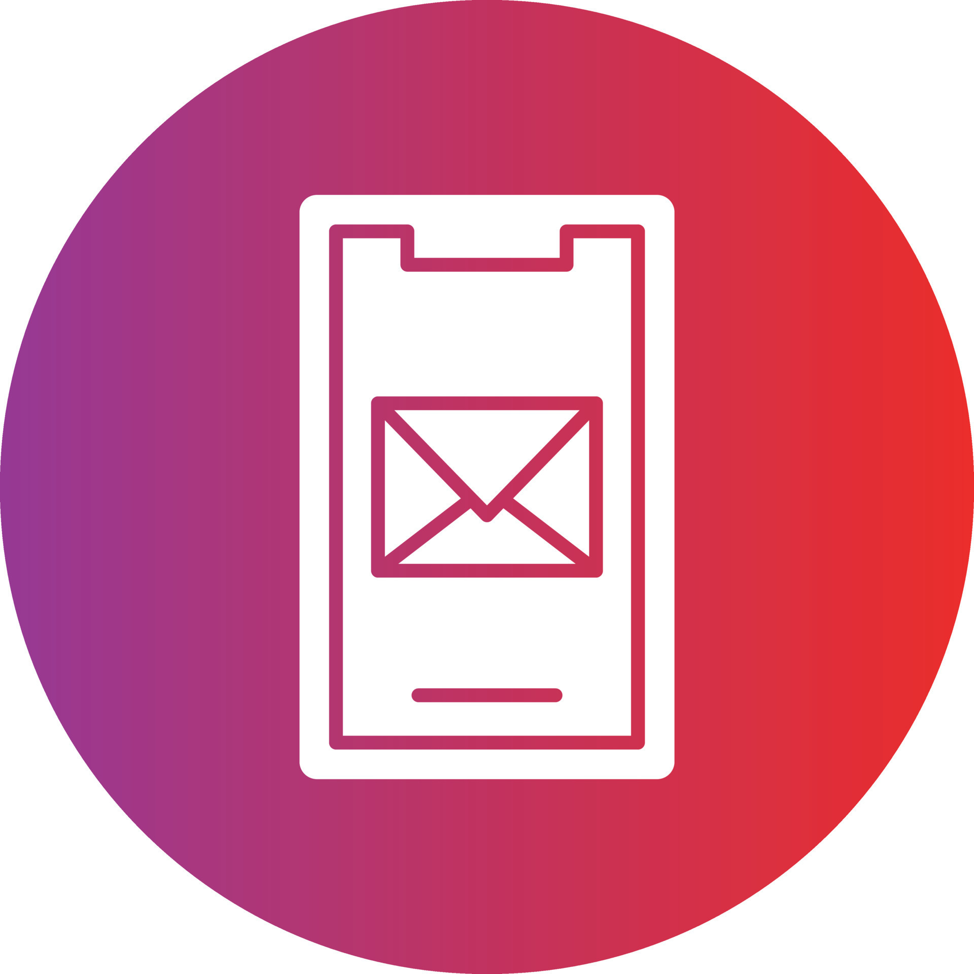 Vector Design Mobile Mail Icon Style 22531232 Vector Art At Vecteezy