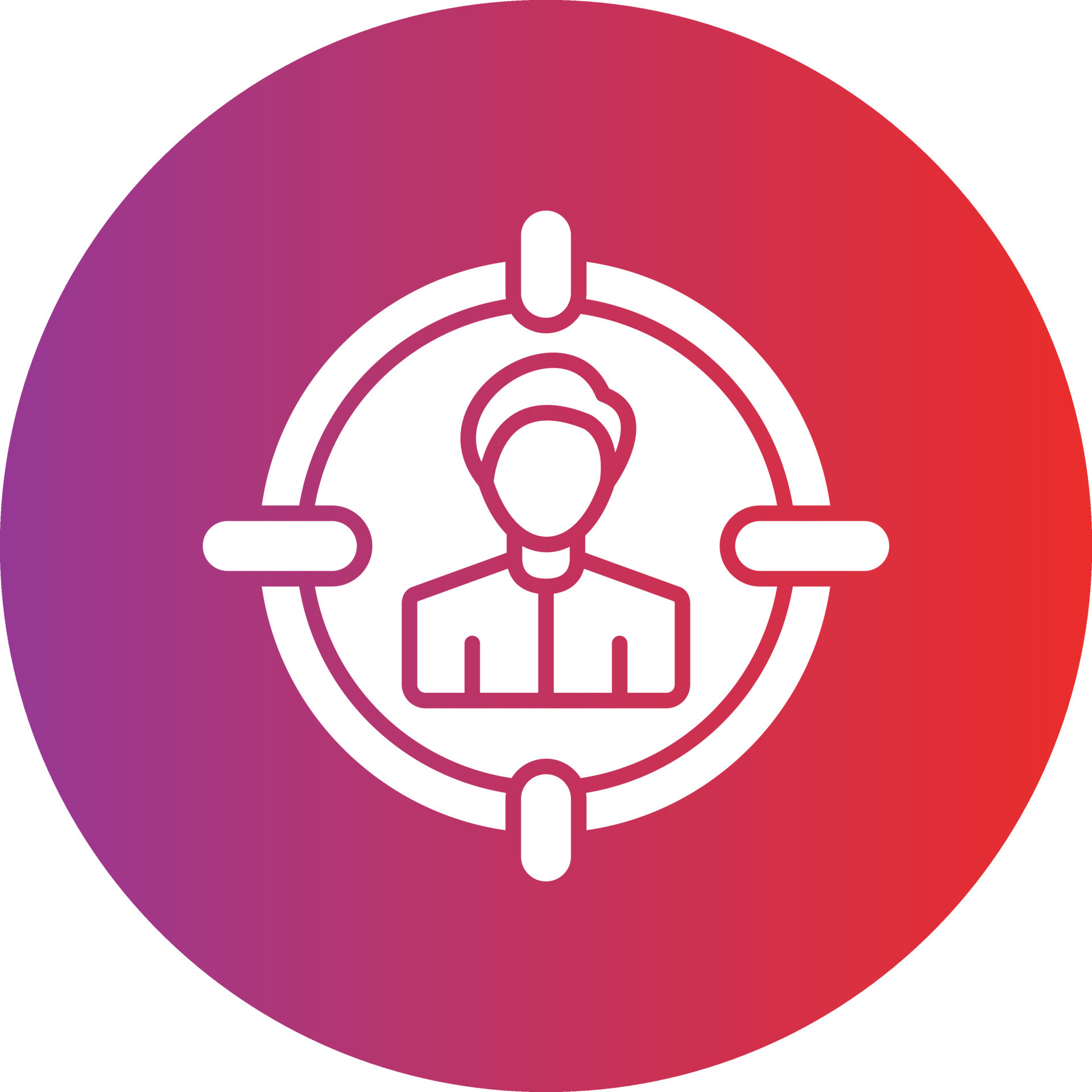 Vector Design Target Audience Icon Style 22532774 Vector Art At Vecteezy