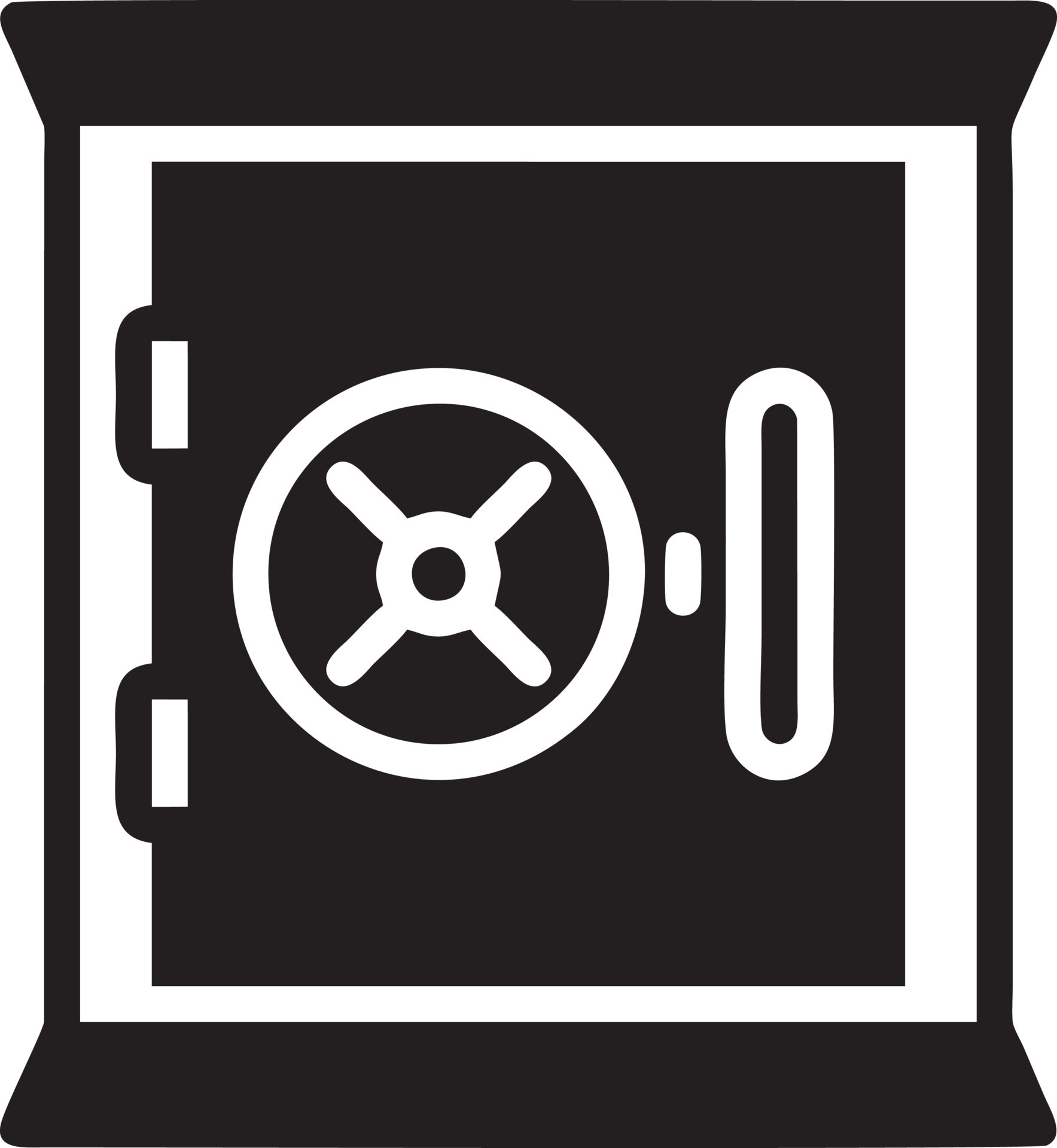 Lock Security Icon Symbol Vector Image Illustration Of The Key Secure