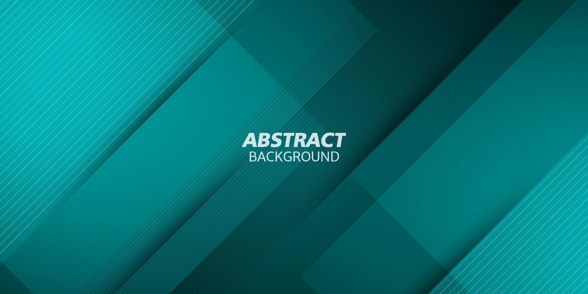 Abstract Dark Green Gradient Illustration Background With 3d Look And