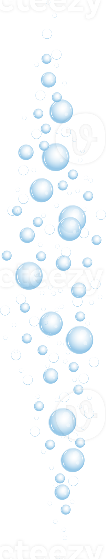 Underwater bubbles of fizzing soda. Streams of air. Dissolving tablets. Realistic oxygen pop in ...