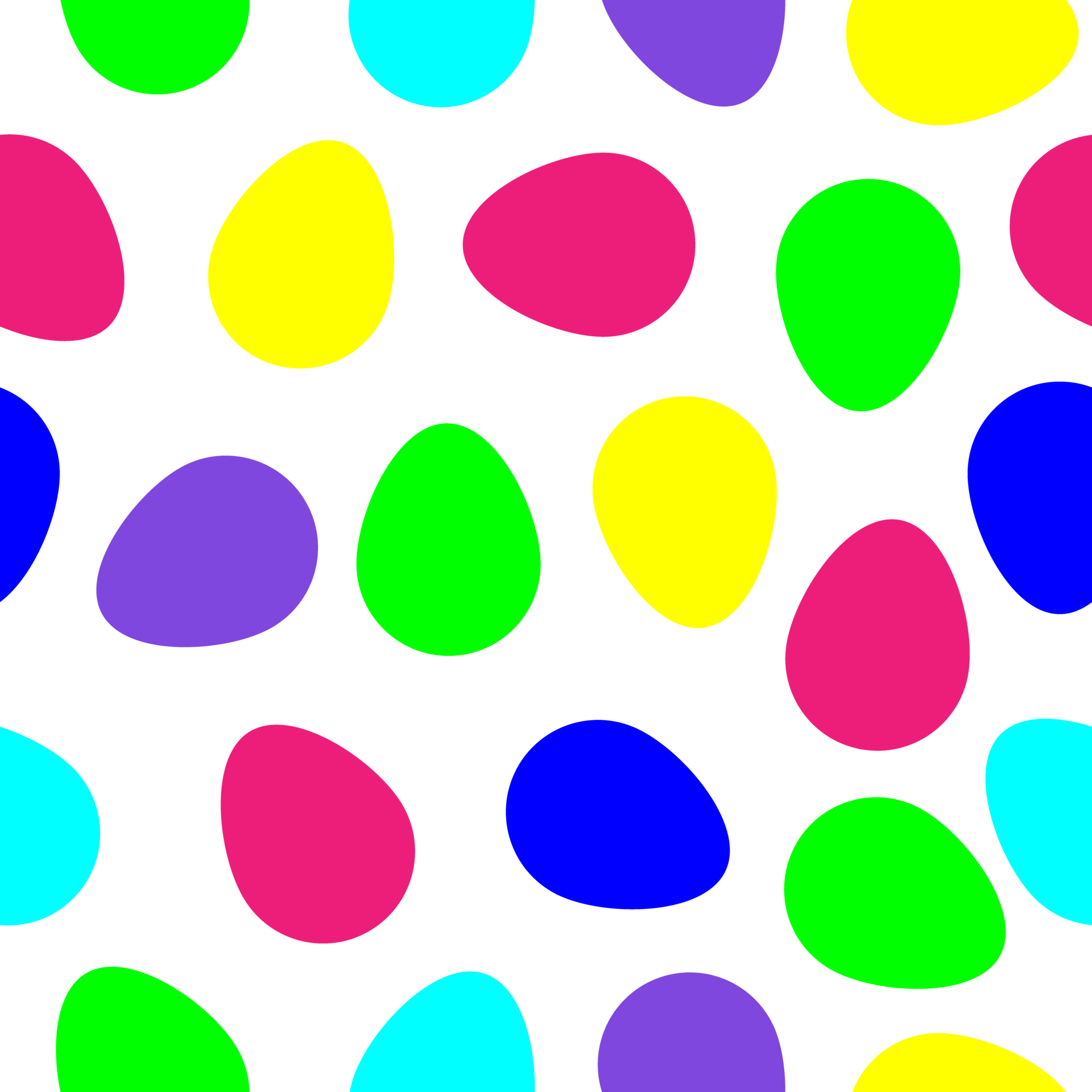 Easter pattern with eggs 22540466 PNG