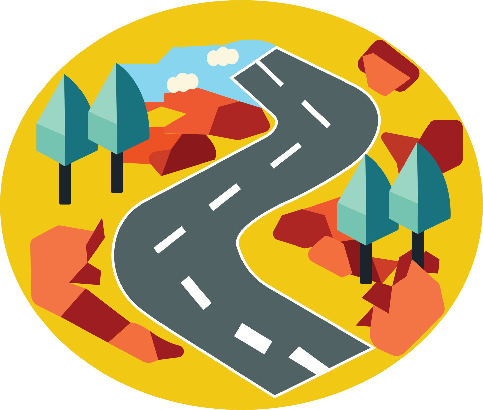 road map icon vector illustration 22540832 Vector Art at Vecteezy