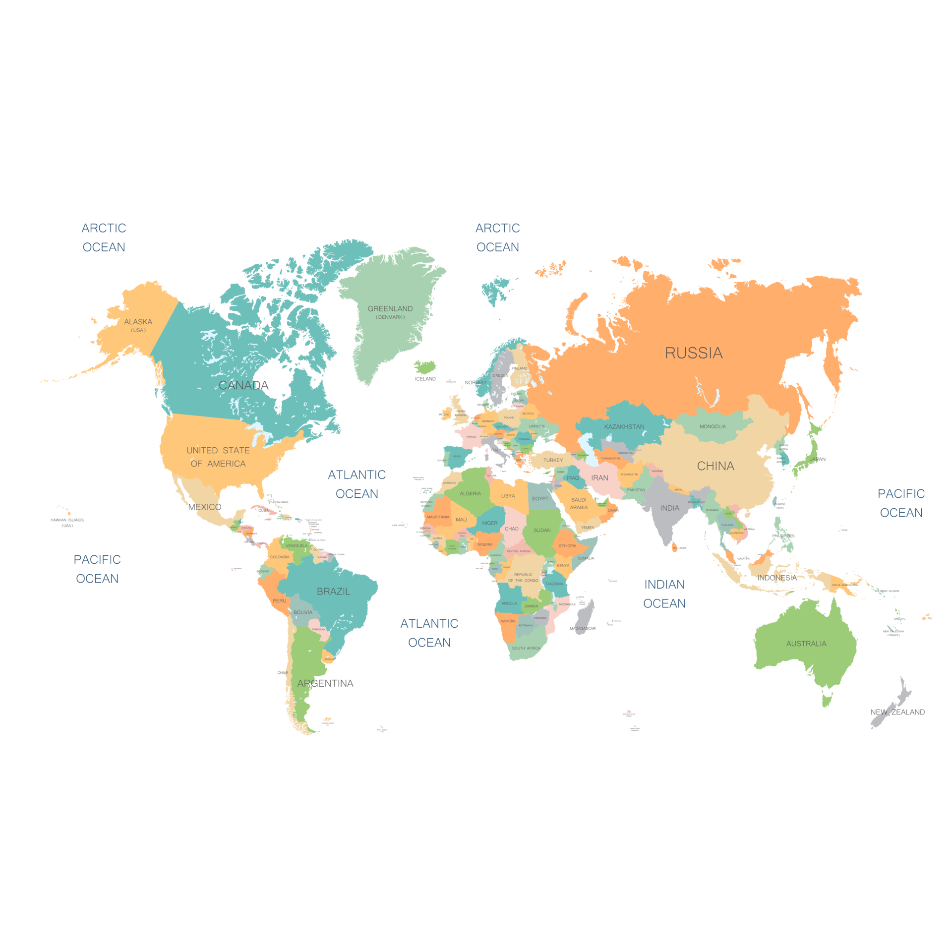 World Map Full Color High Detail Separated All Countries 22541466 PNG world-map-full-color-high-detail-separated-all-countries-22541466-png