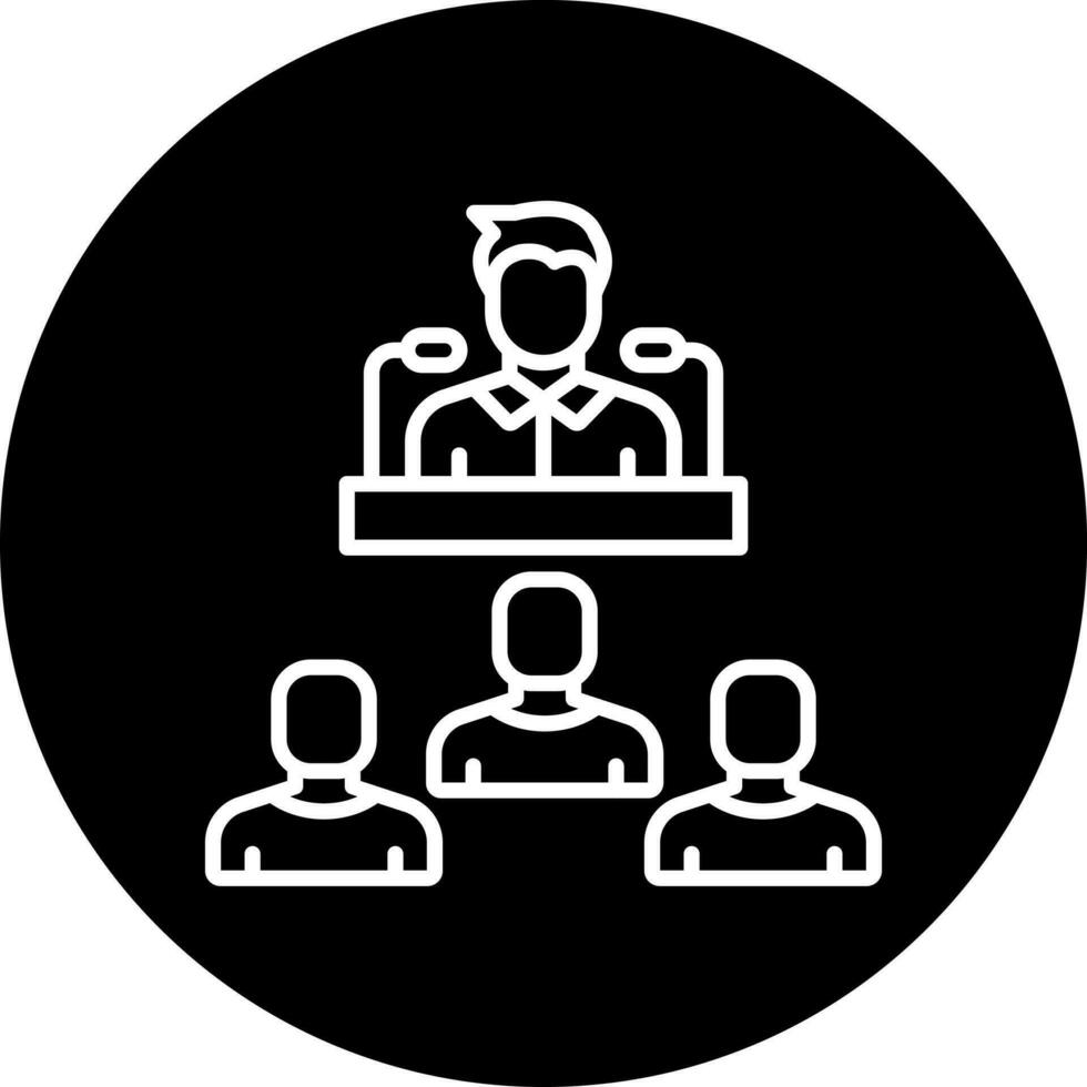 Conference Vector Icon Style 22542941 Vector Art at Vecteezy