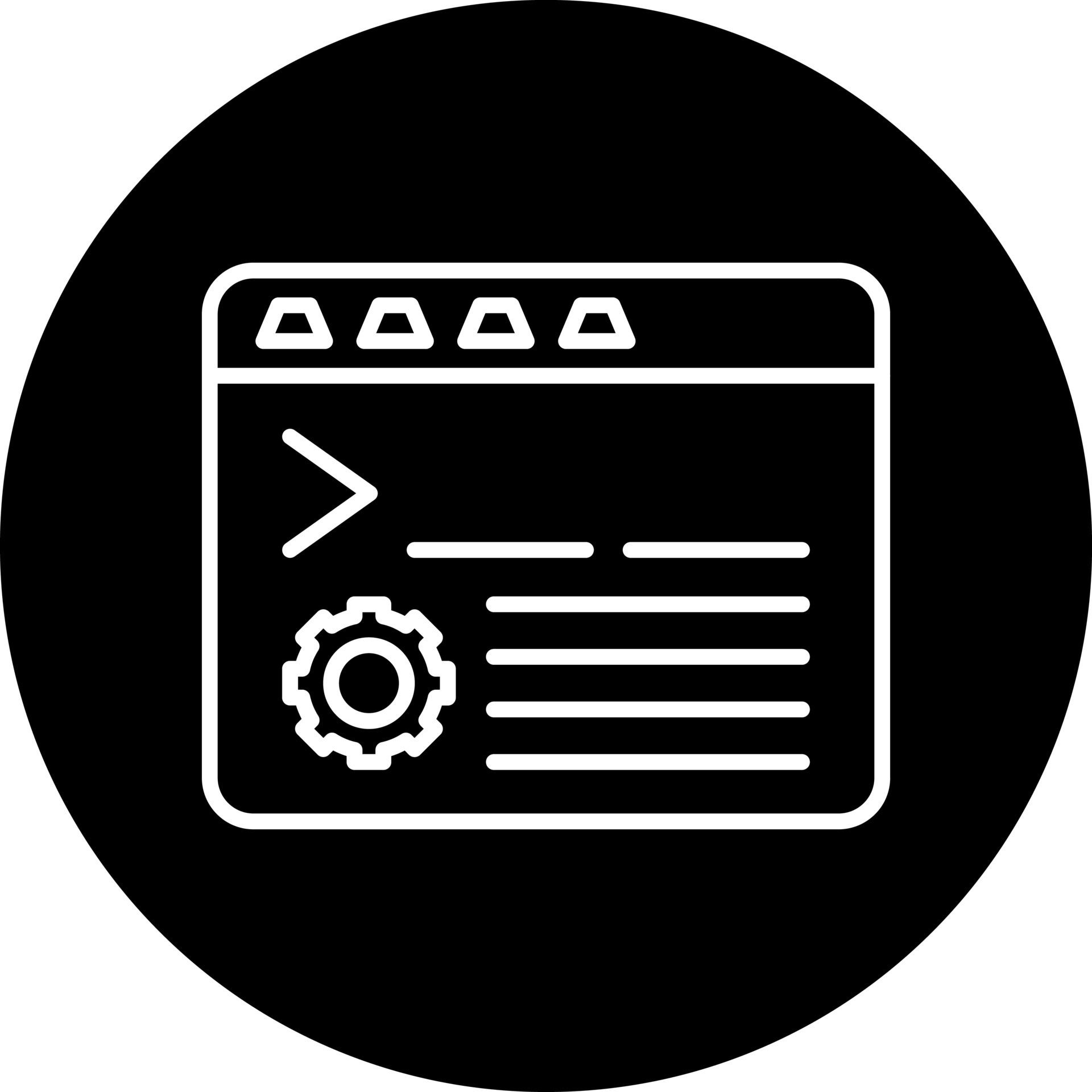 Command Line Vector Icon Style 22544403 Vector Art at Vecteezy