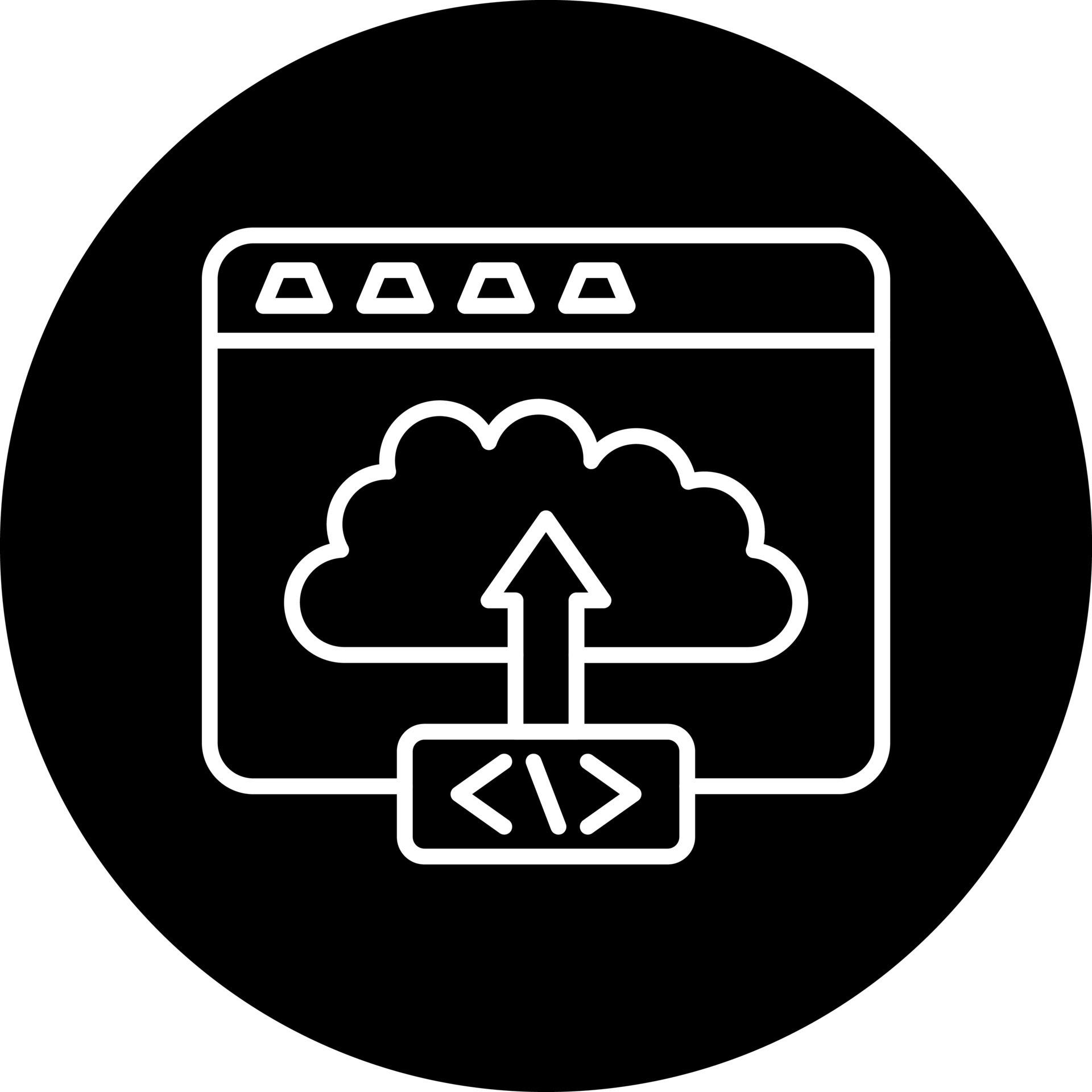 Code Deployment Vector Icon Style 22544411 Vector Art at Vecteezy