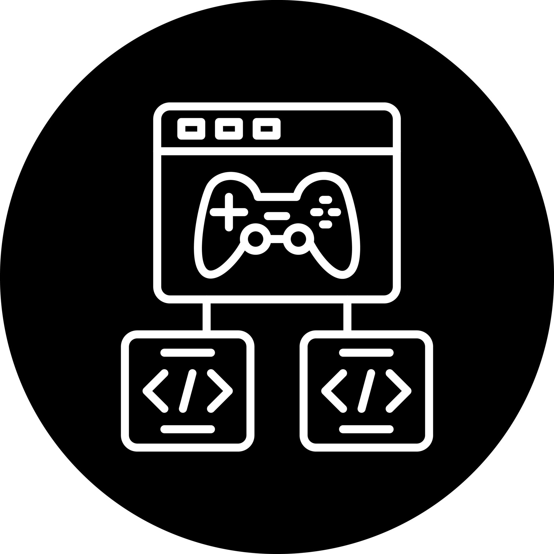 Game Development Vector Icon Style 22545354 Vector Art At Vecteezy