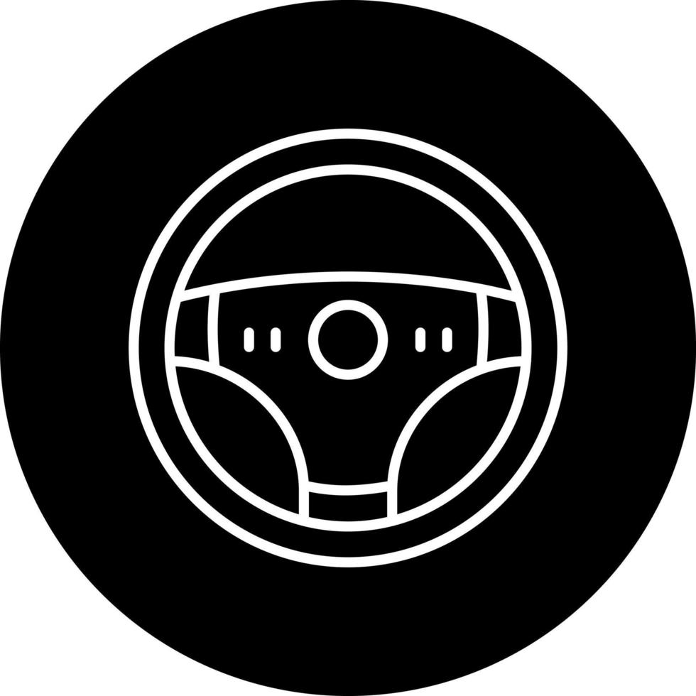 Steering Wheel Vector Icon Style 22545549 Vector Art at Vecteezy