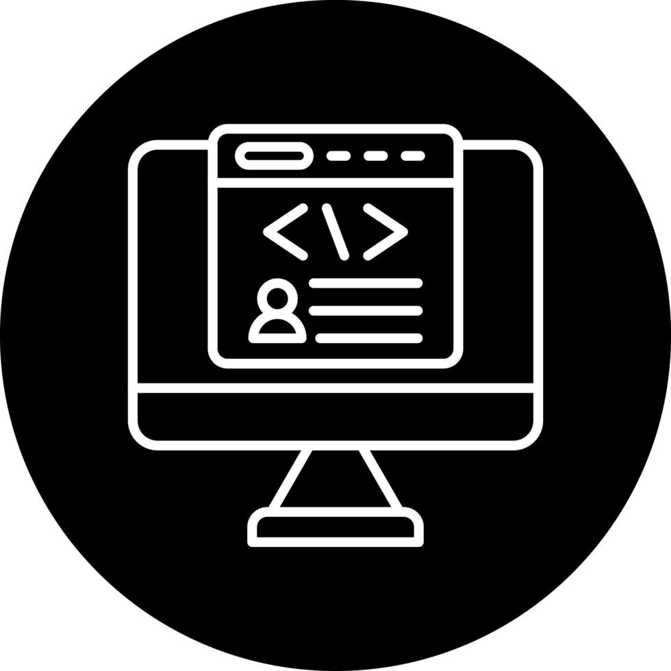 front end development Vector Icon Style 22546177 Vector Art at Vecteezy