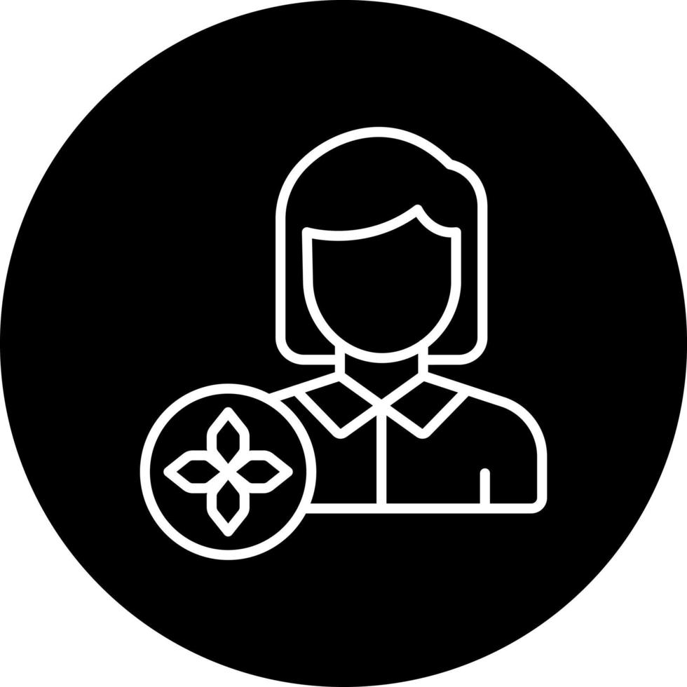 Massage Therapist Vector Icon Style 22550347 Vector Art At Vecteezy