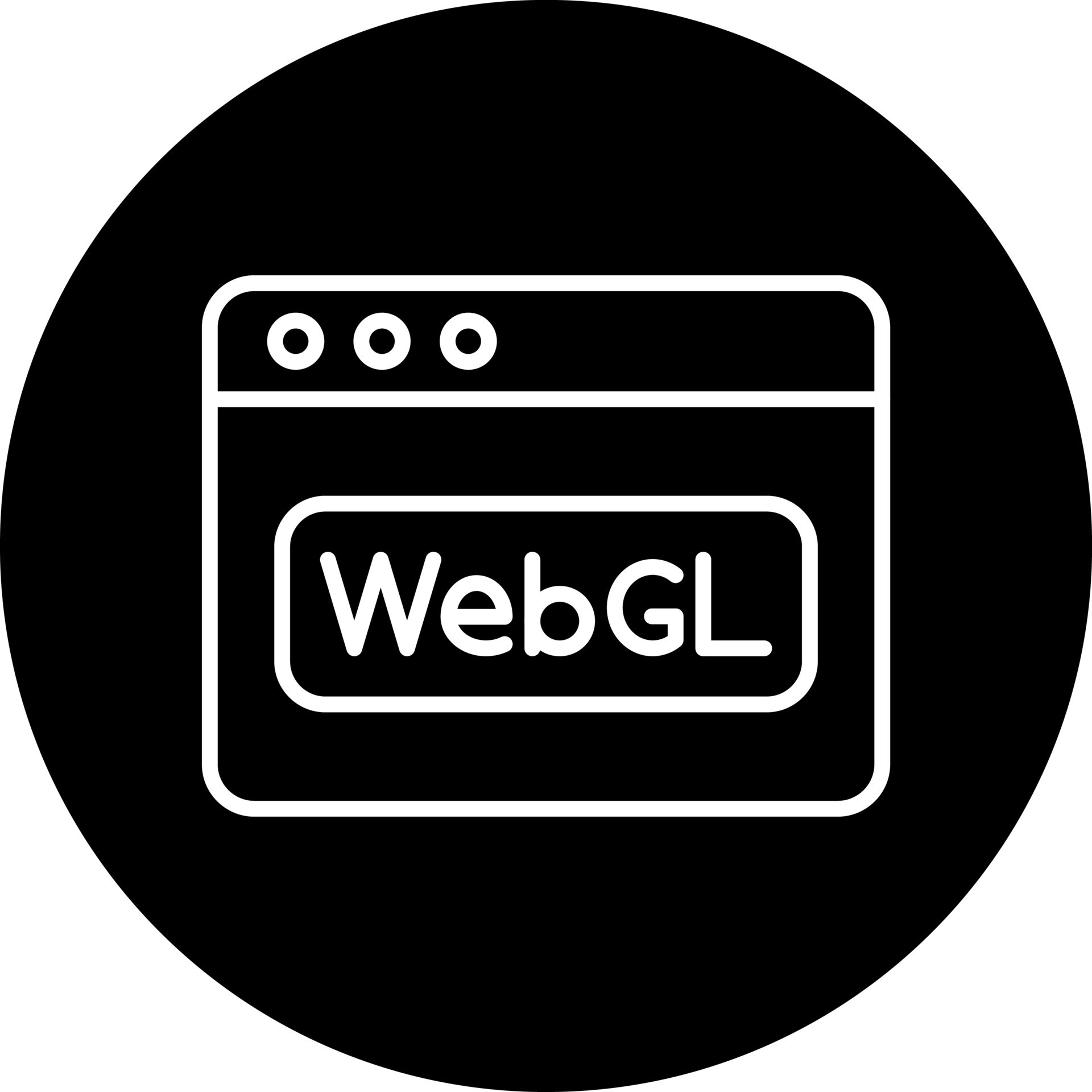 Webgl Vector Icon Style 22550793 Vector Art at Vecteezy