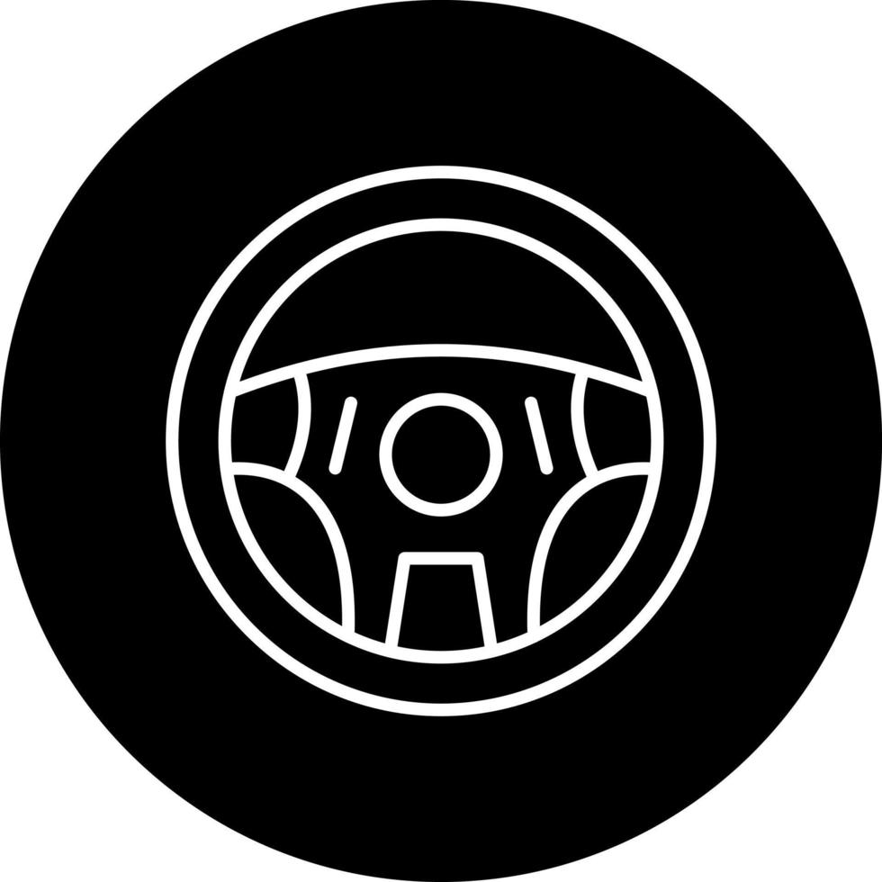 Steering Wheel Vector Icon Style 22551648 Vector Art at Vecteezy