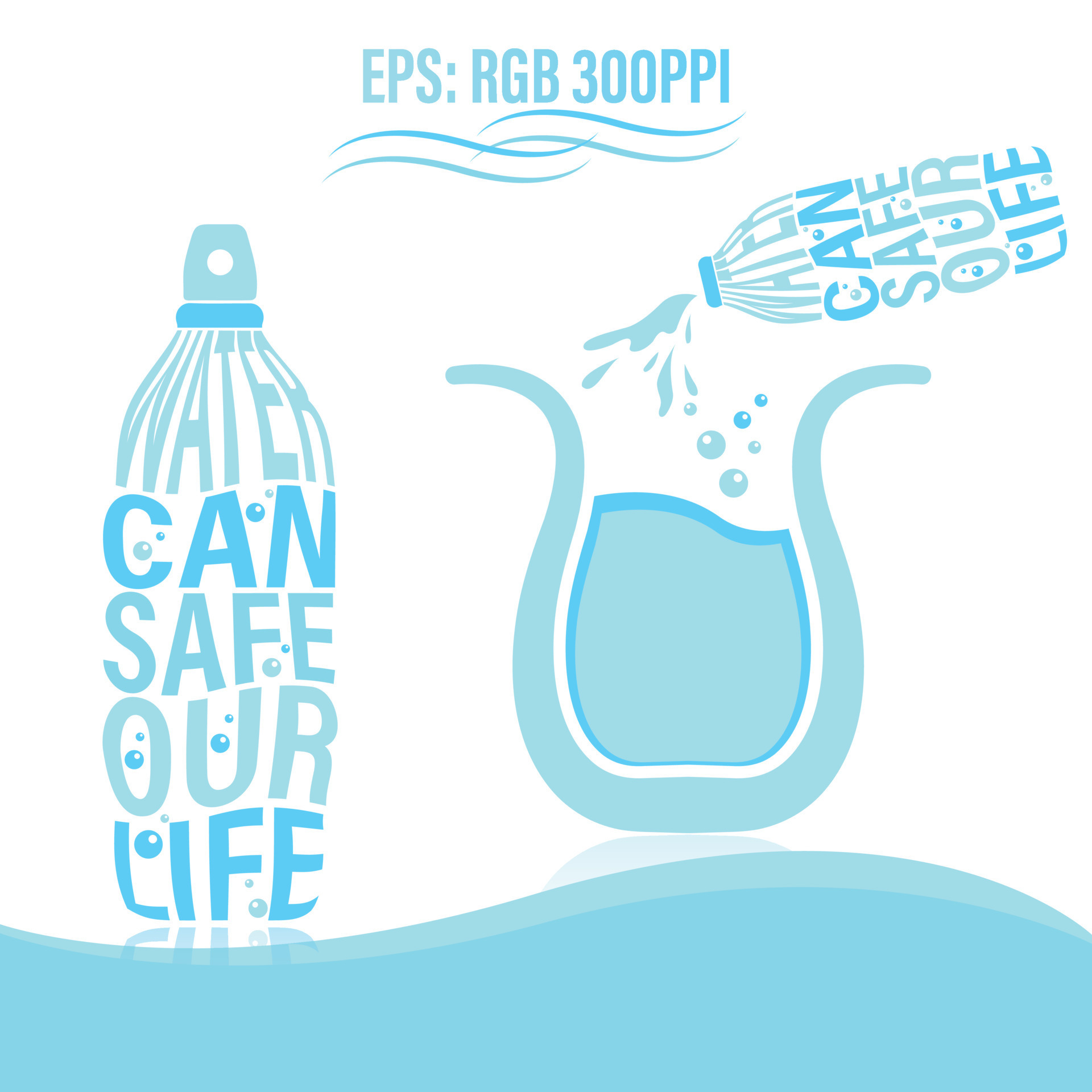 Vector illustration,water can safe our life. Bottle silhouette 22551917 ... Vector illustration,water can safe our life. Bottle silhouette 22551917 ...