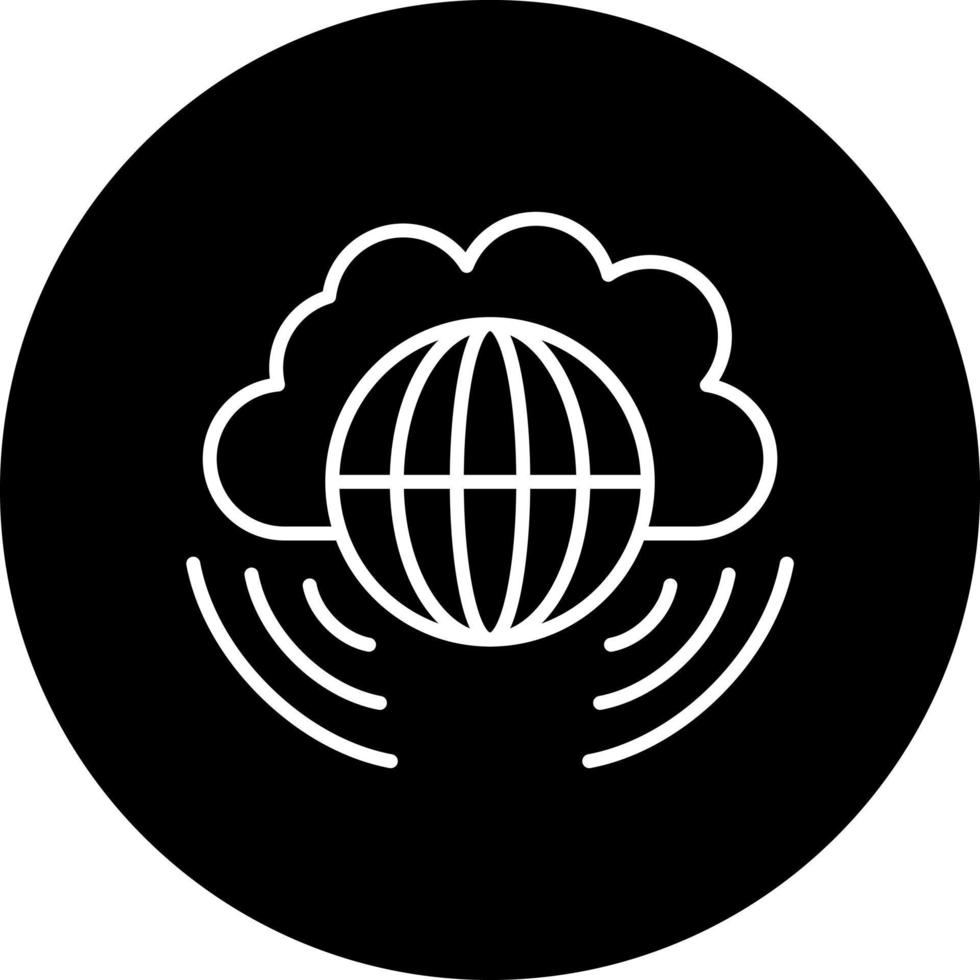 nube informática vector icono estilo 22552317 Vector en Vecteezy