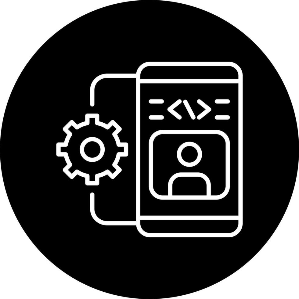 Mobile App Vector Icon Style 22552537 Vector Art at Vecteezy