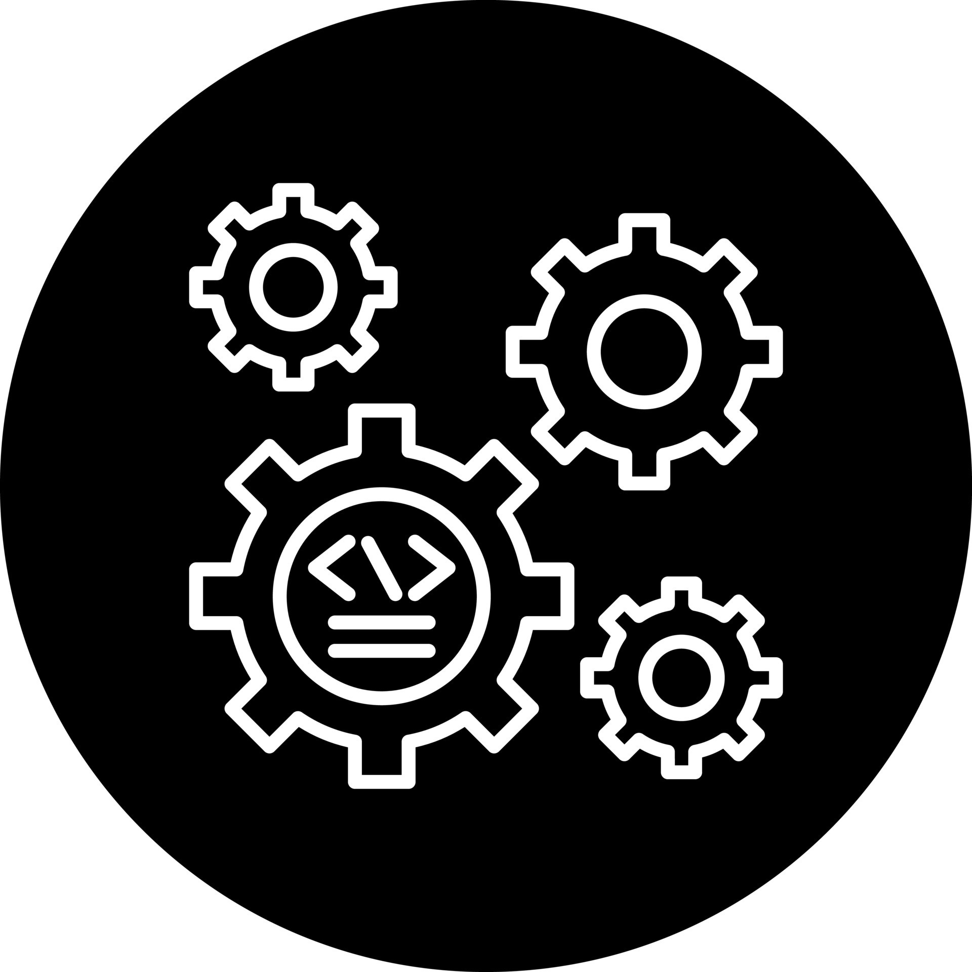 código ajustes vector icono estilo 22552539 Vector en Vecteezy