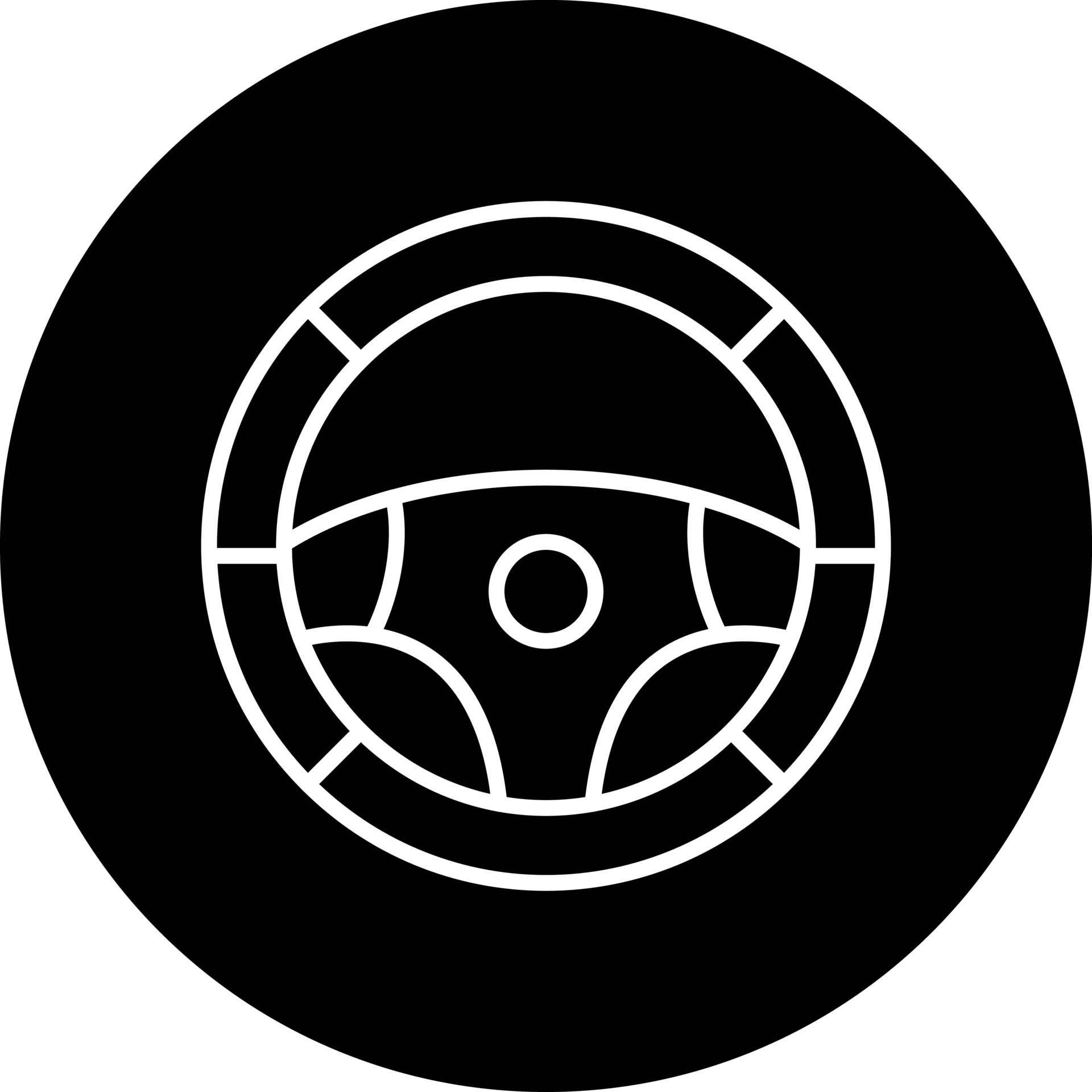 Steering Wheel Vector Icon Style 22552999 Vector Art at Vecteezy