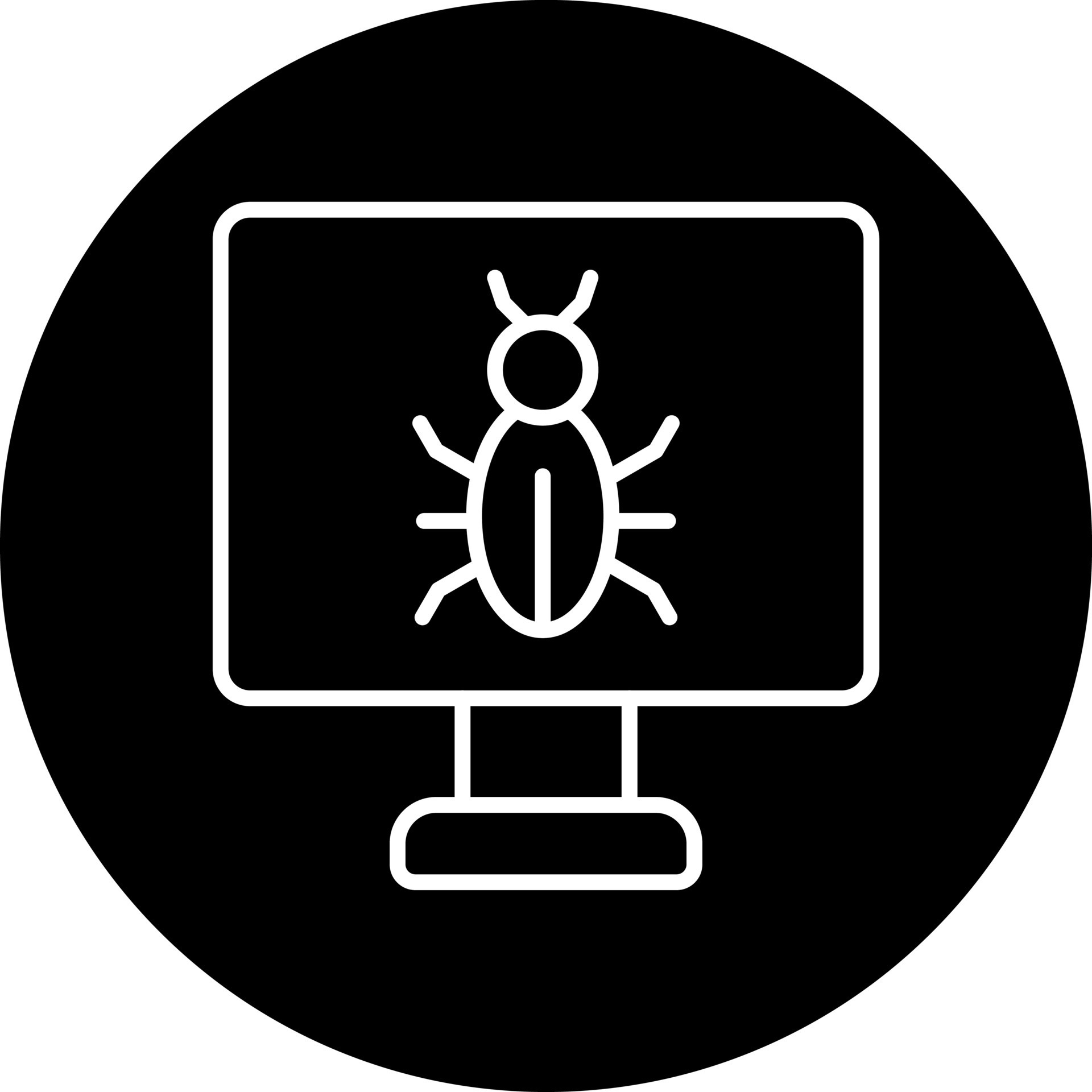 Bug Vector Icon Style 22554104 Vector Art At Vecteezy