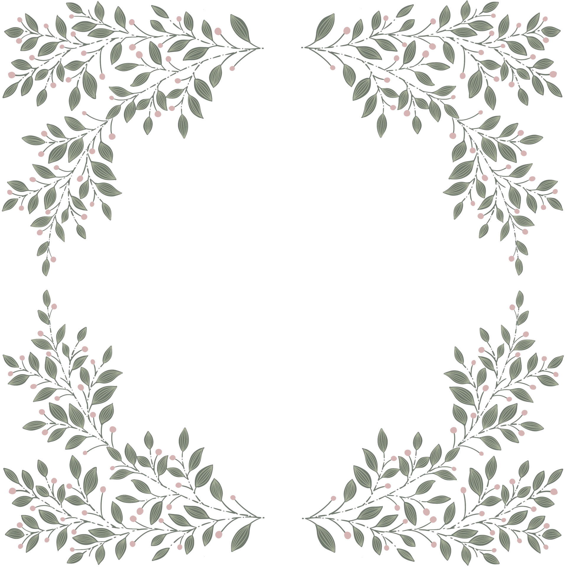 Flower Frames Design 22554443 Png