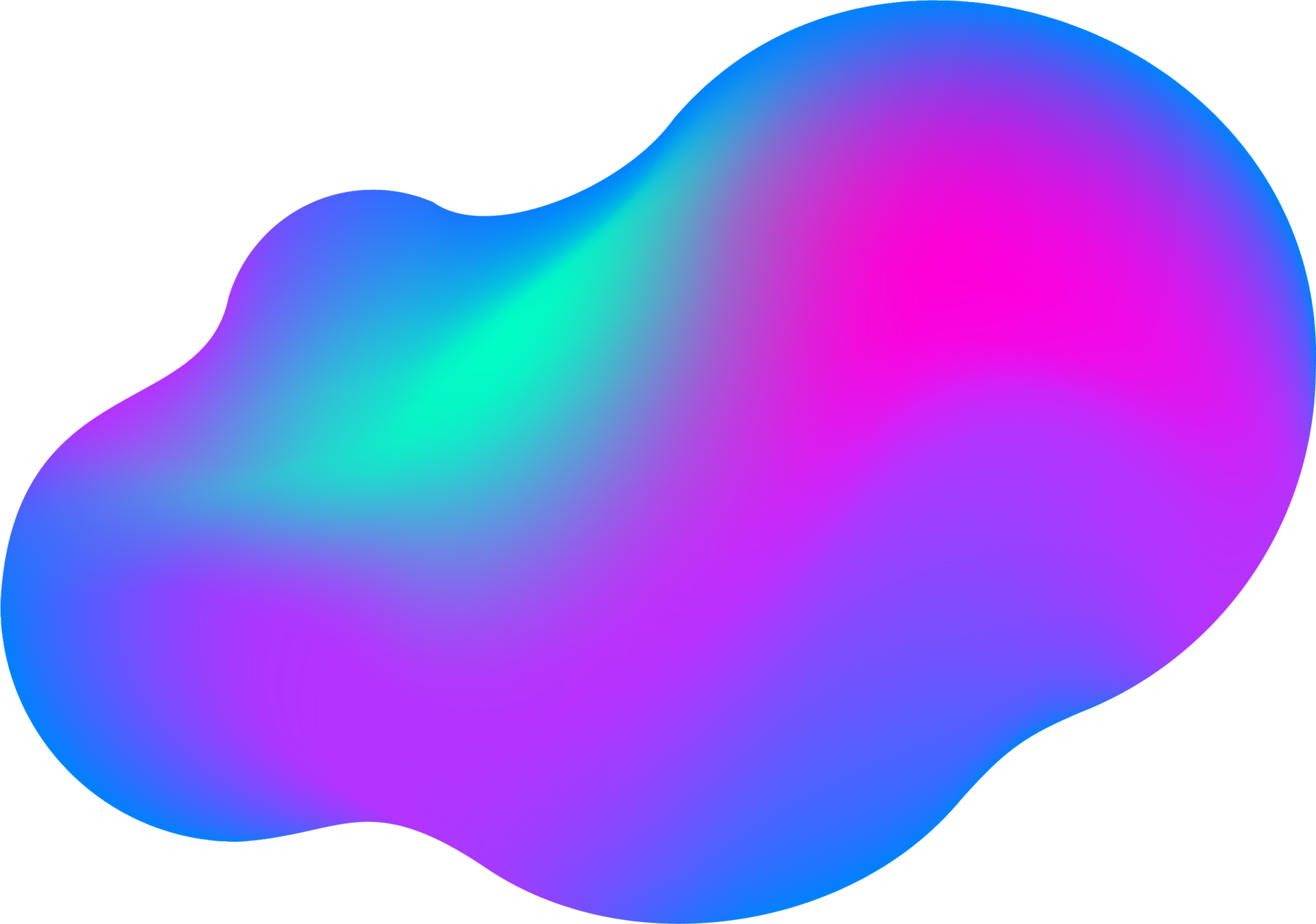 Gradient Blob Shape Abstract Organic Random Form Liquid Fluid Background Amoeba Bubble And