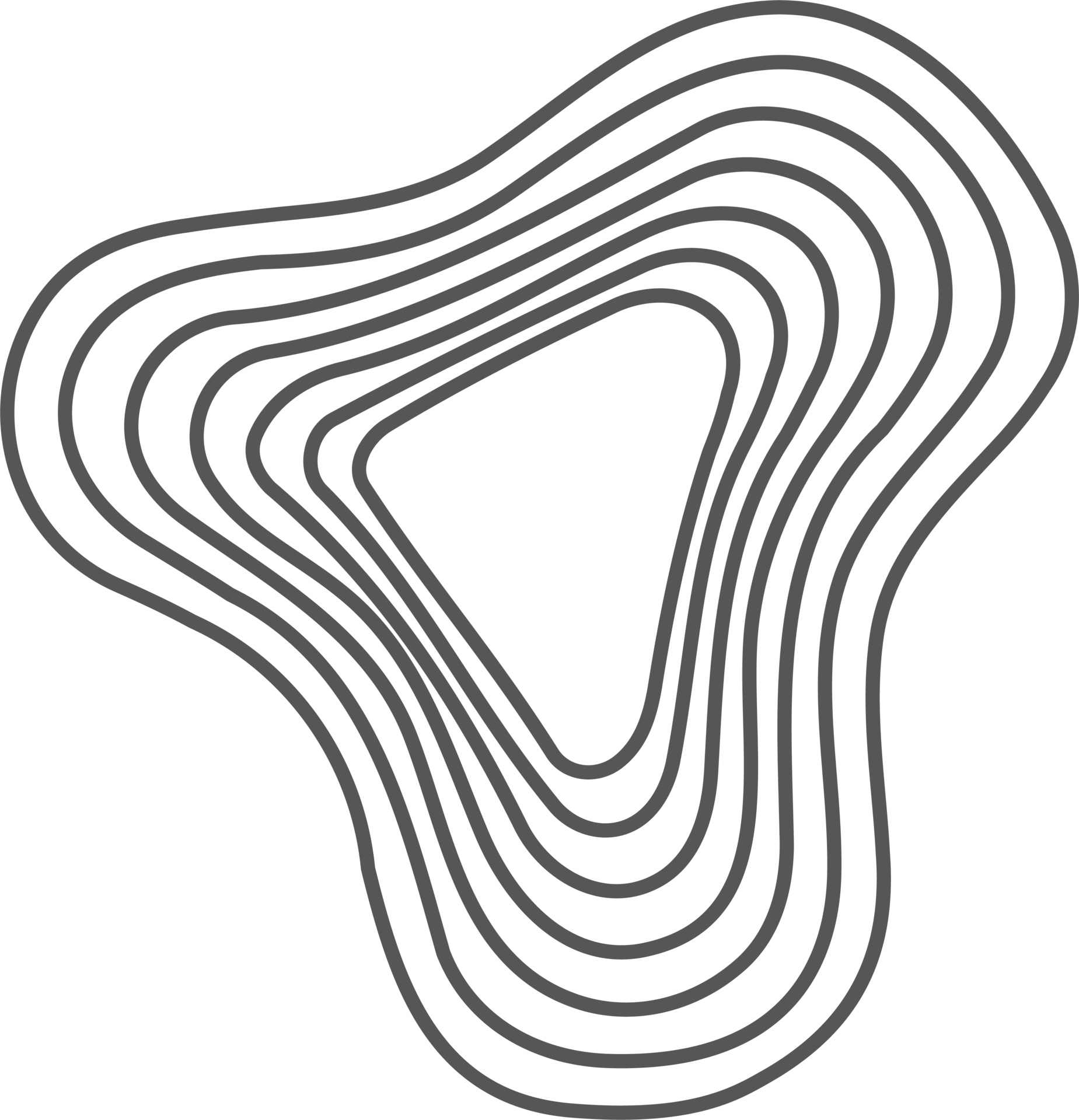 Tree Rings Organic Pattern Topography Line Circle Nature Wavy Contour Shape Topographic Icon