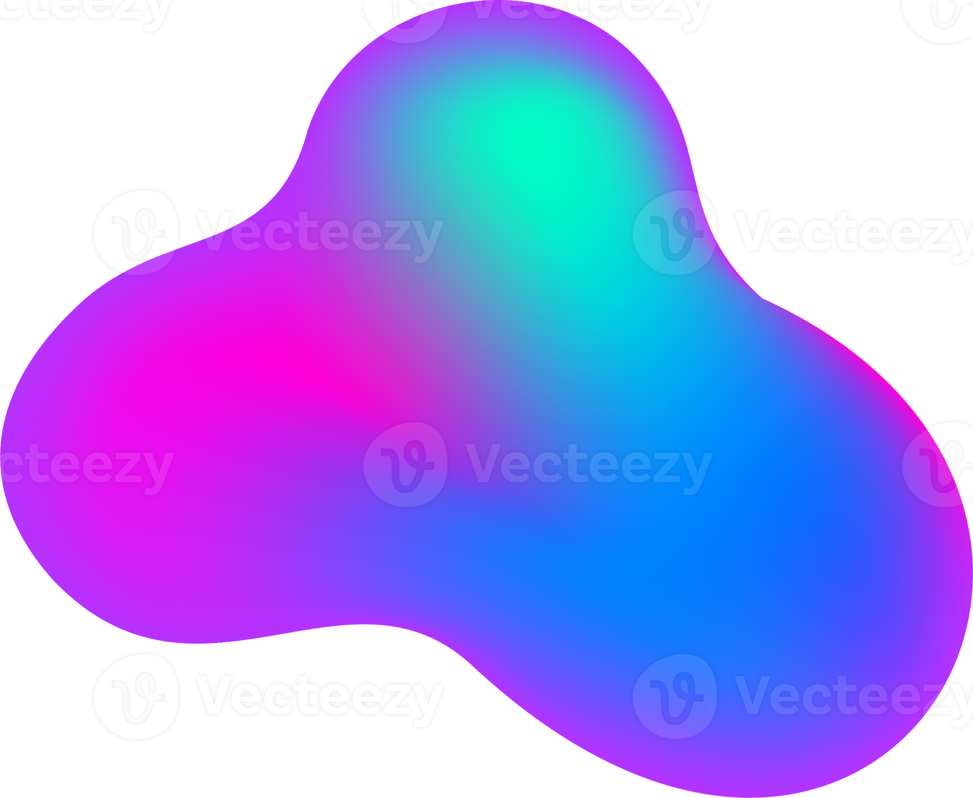 Gradient blob shape. Abstract organic random form. Liquid fluid ...