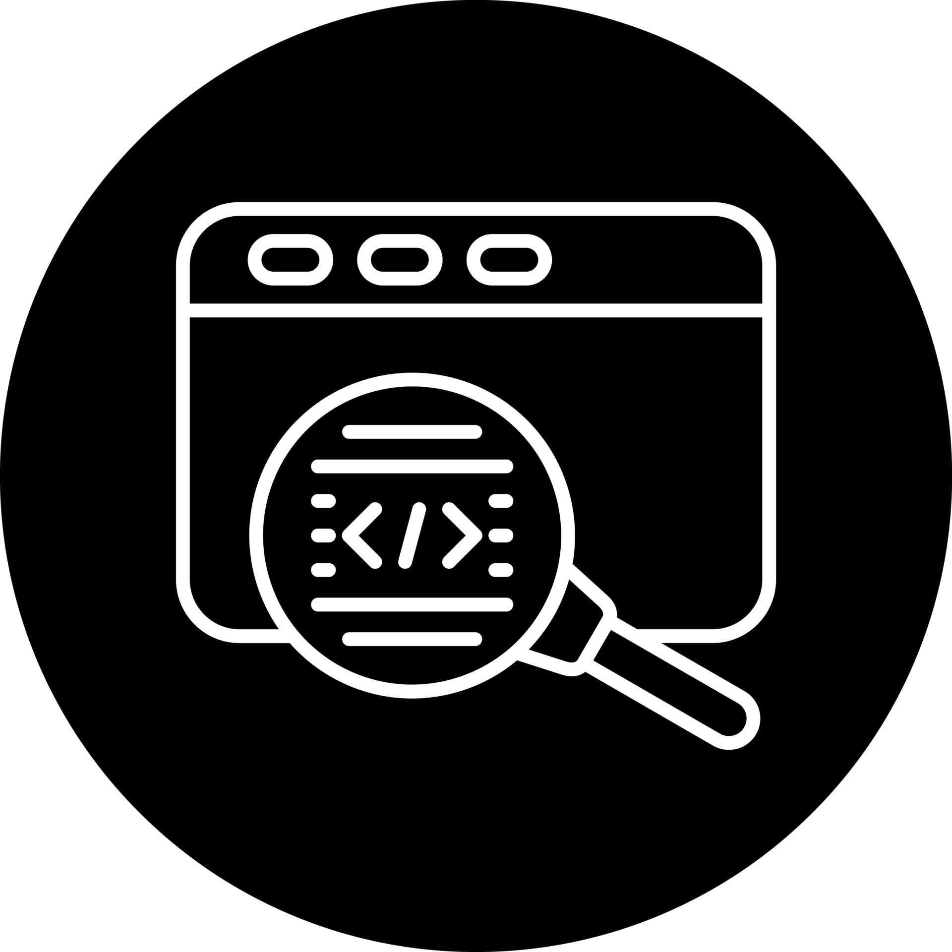 Code Review Vector Icon Style 22561706 Vector Art At Vecteezy