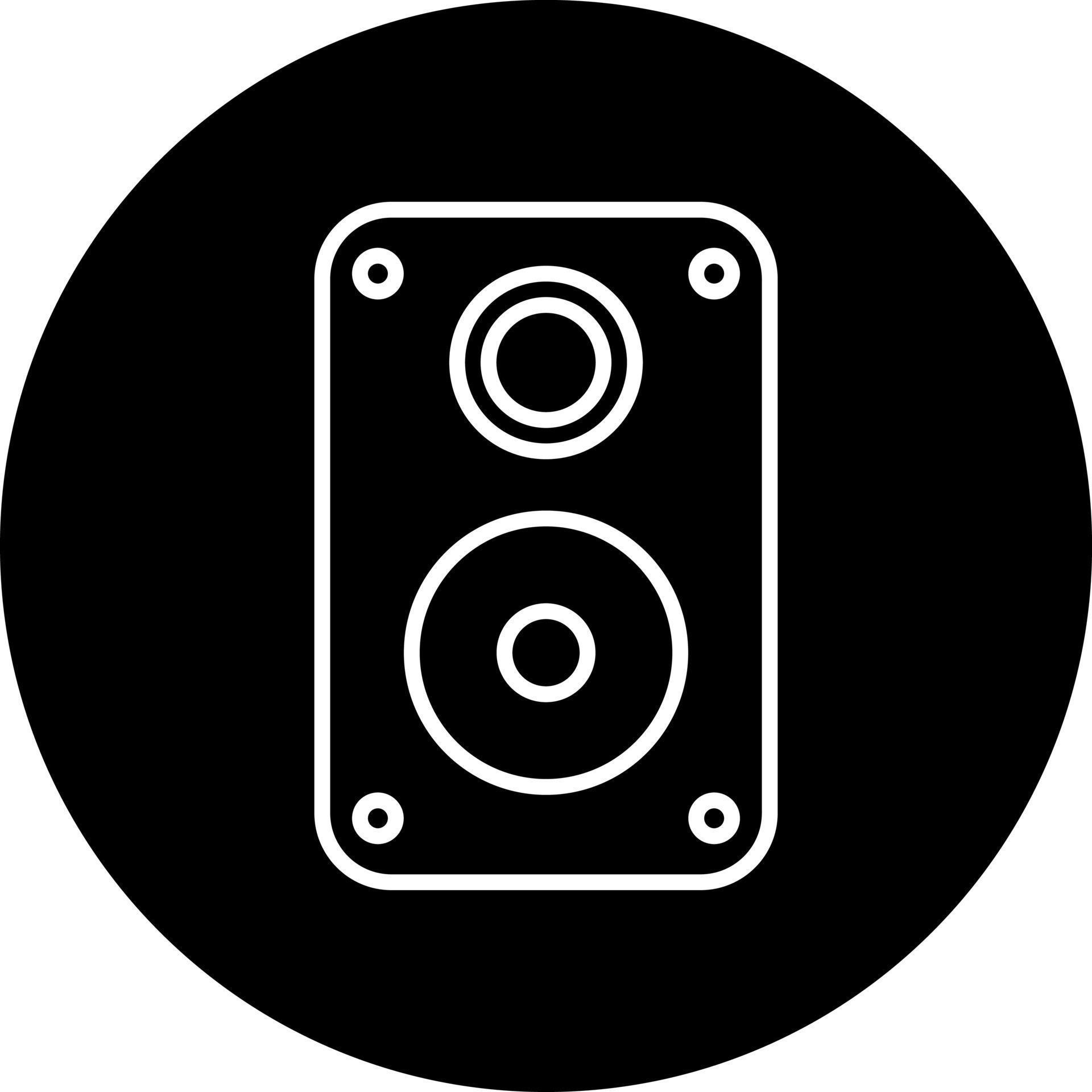 Sound System Vector Icon Style 22561944 Vector Art At Vecteezy
