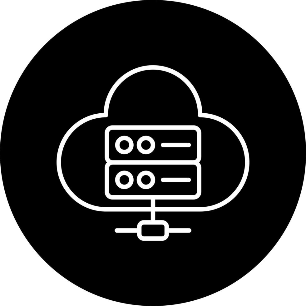 Cloud Database Vector Icon Style 22562239 Vector Art at Vecteezy