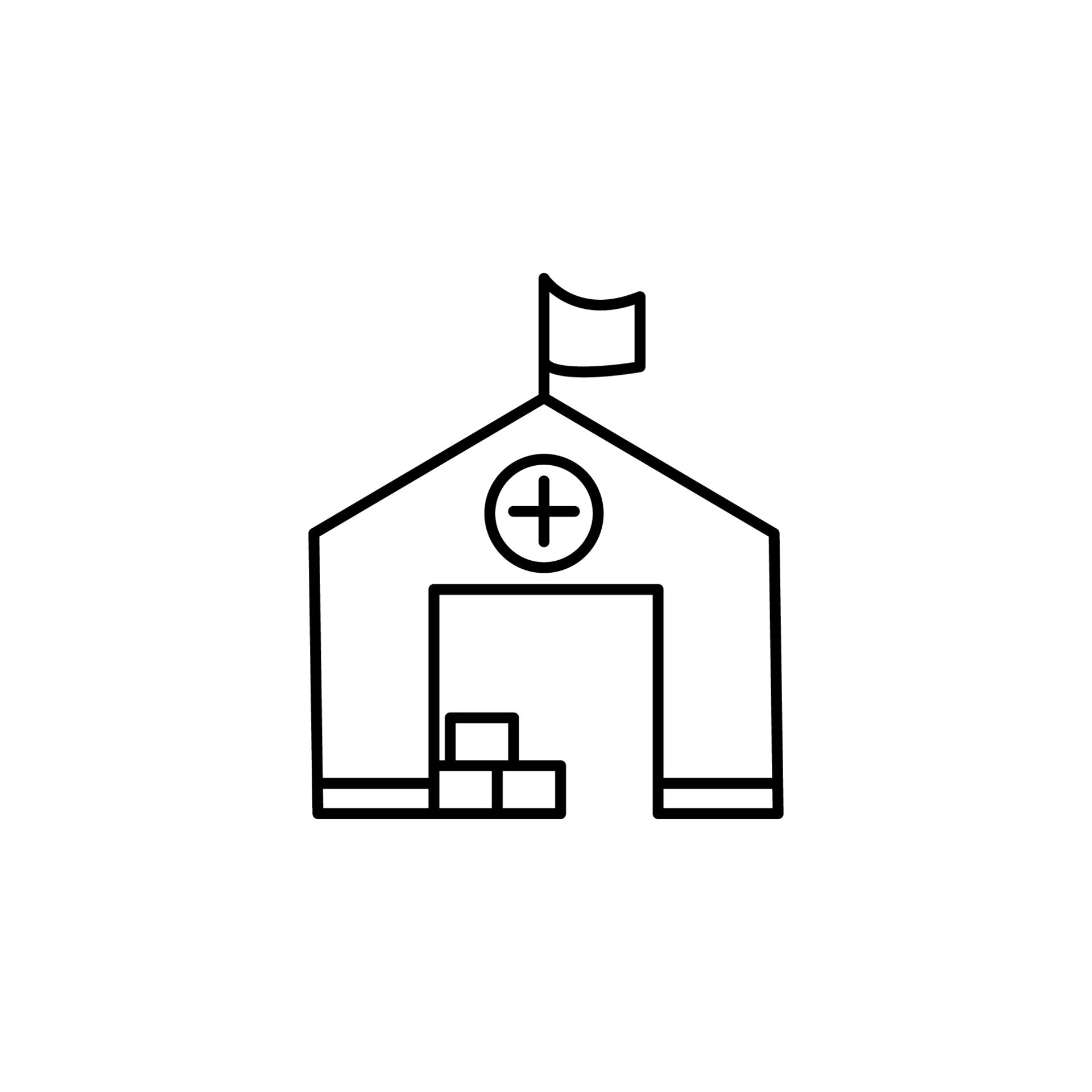 Camp Asylum Vector Icon 22562745 Vector Art At Vecteezy