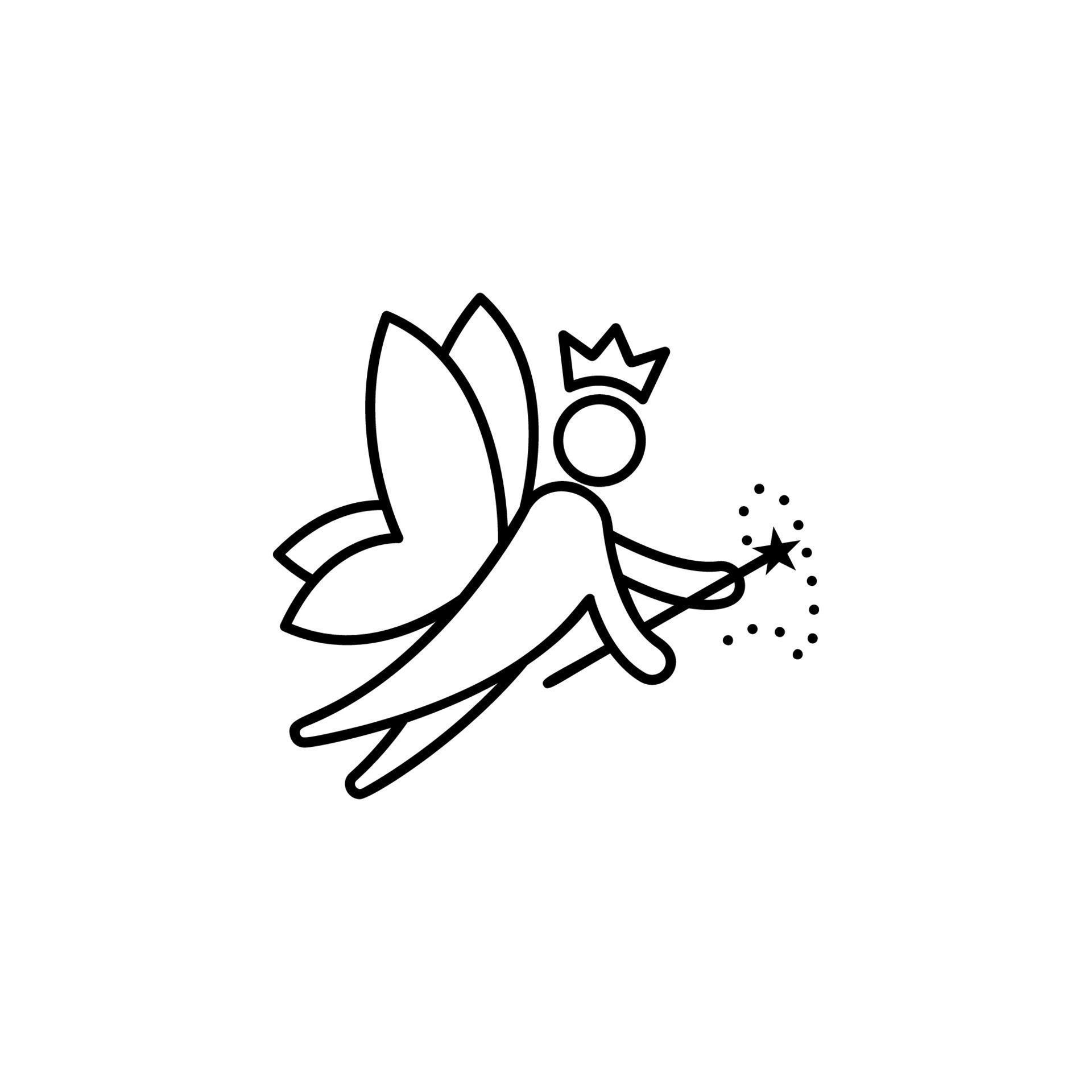 Fairy Fairy Tale Vector Icon 22565434 Vector Art At Vecteezy