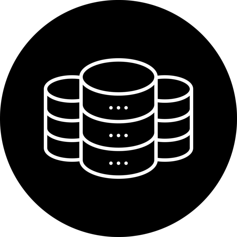 base de datos vector icono estilo 22571482 Vector en Vecteezy
