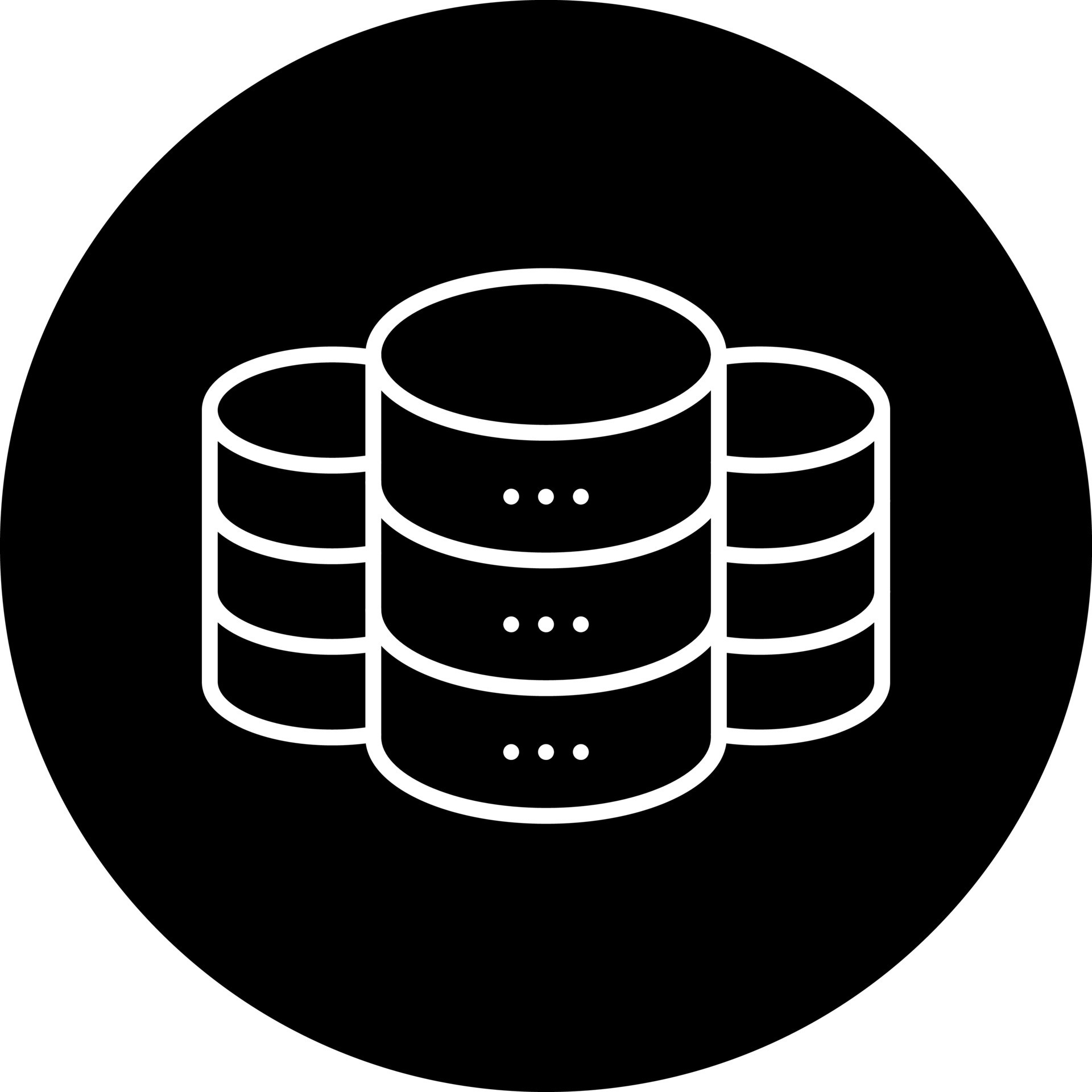 Database Vector Icon Style 22571482 Vector Art At Vecteezy