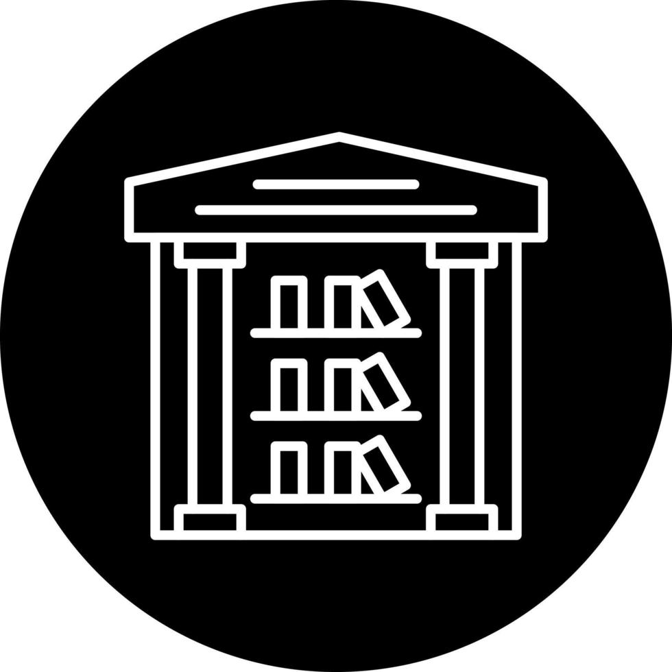 Library Vector Icon Style 22571735 Vector Art at Vecteezy