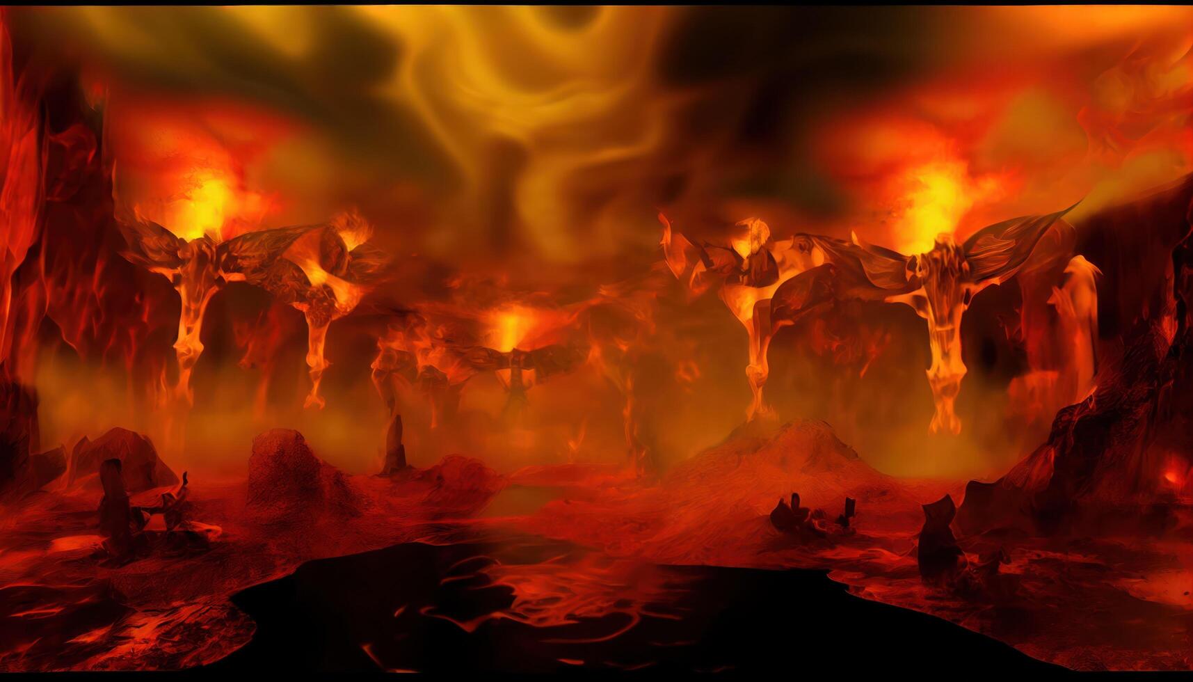 Abstract panoramic background with hell landscape wallpaper. 22575027 ... Abstract panoramic background with hell landscape wallpaper. 22575027 ...