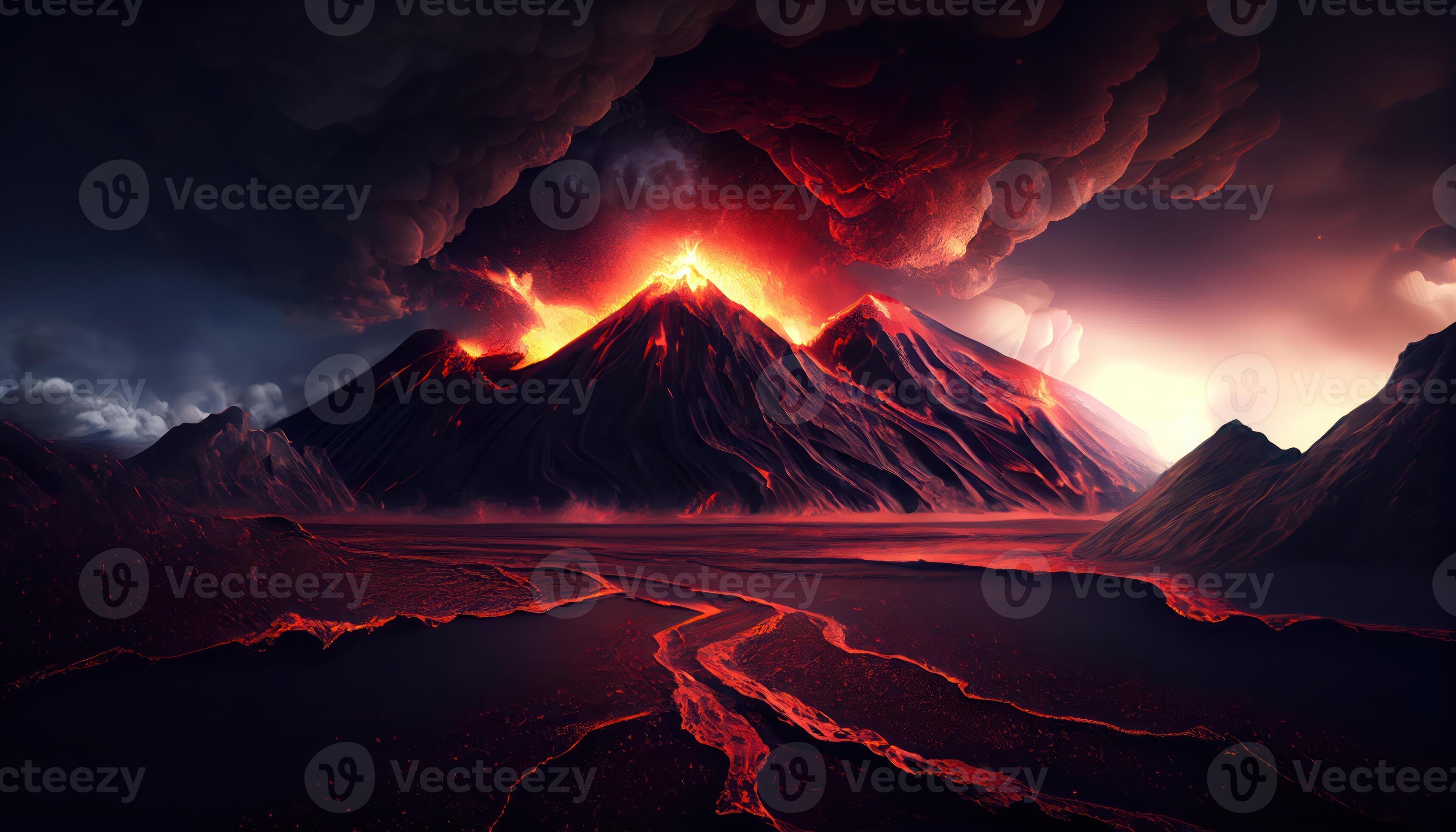 Volcanic Eruption Wallpaper