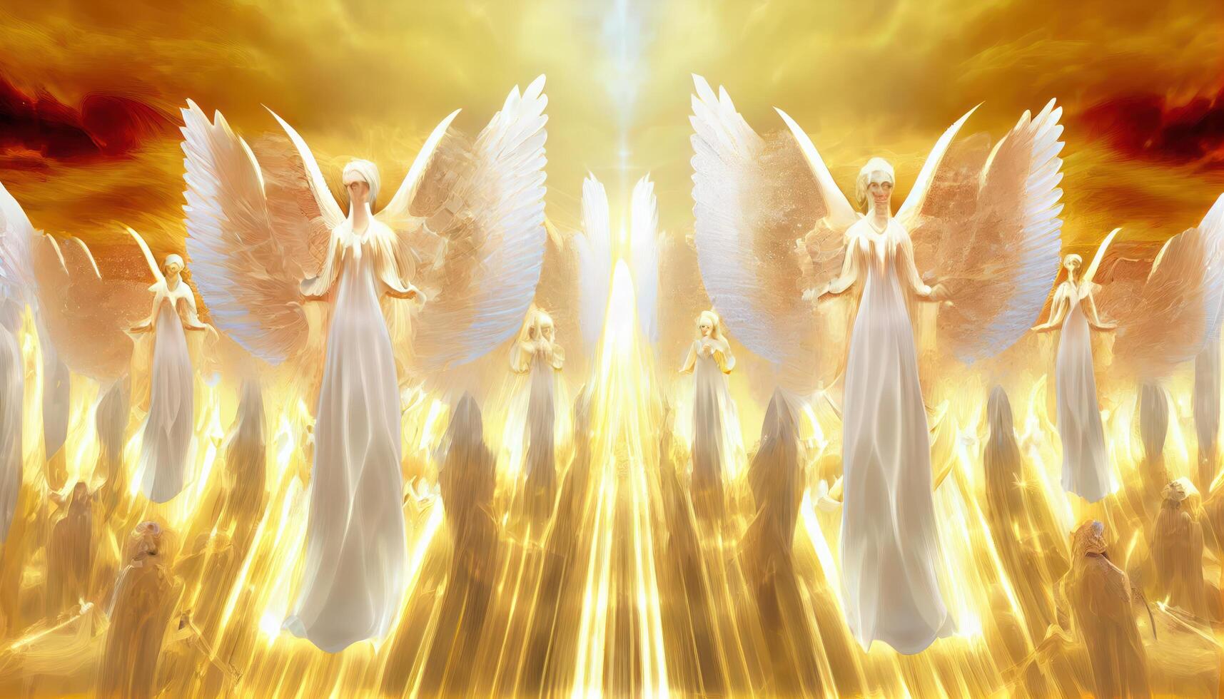 Abstract panoramic background with heavenly gods landscape wallpaper ... Abstract panoramic background with heavenly gods landscape wallpaper ...