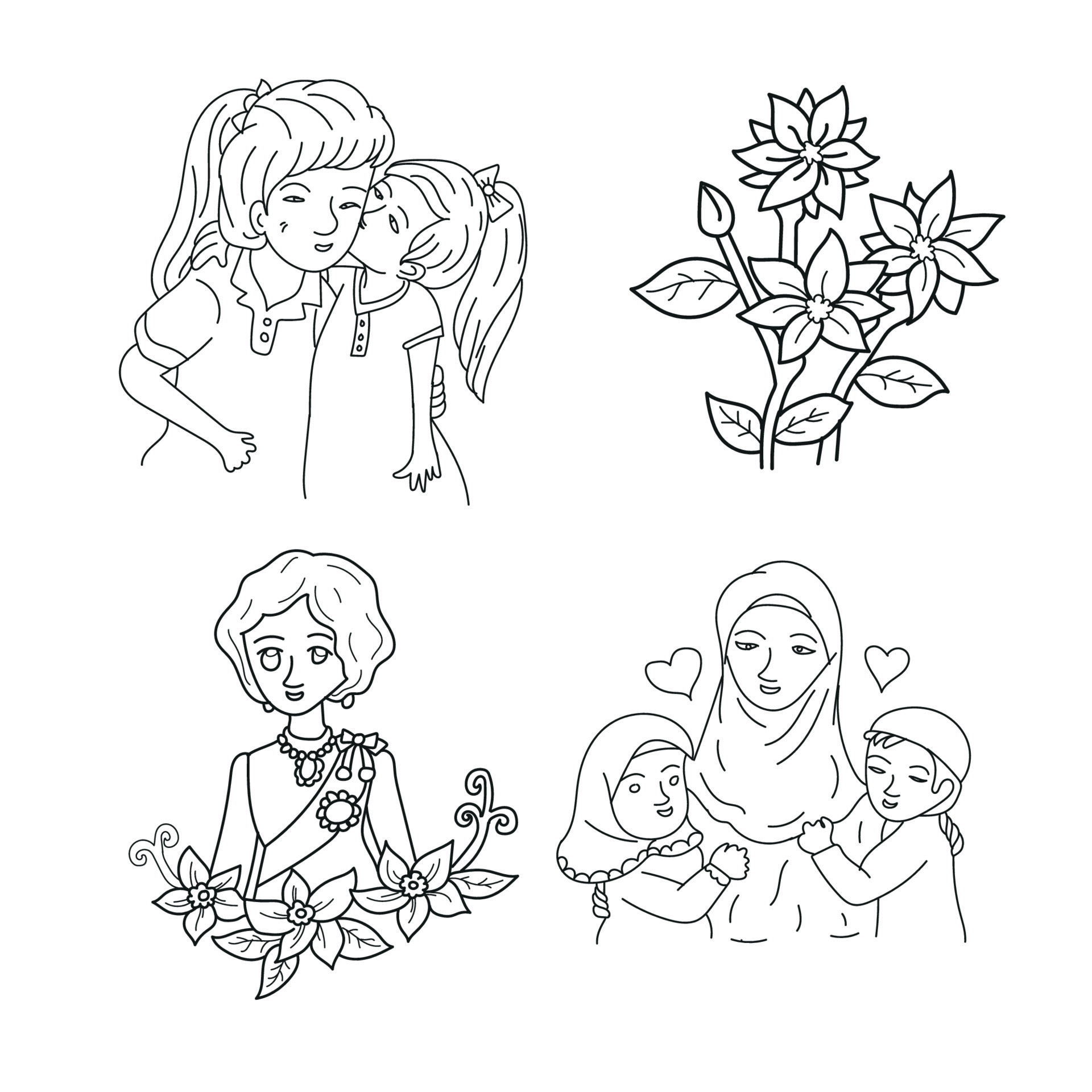 Happy mothers day celebration mom and child love 22576567 Vector Art at ... Happy mothers day celebration mom and child love 22576567 Vector Art at ...