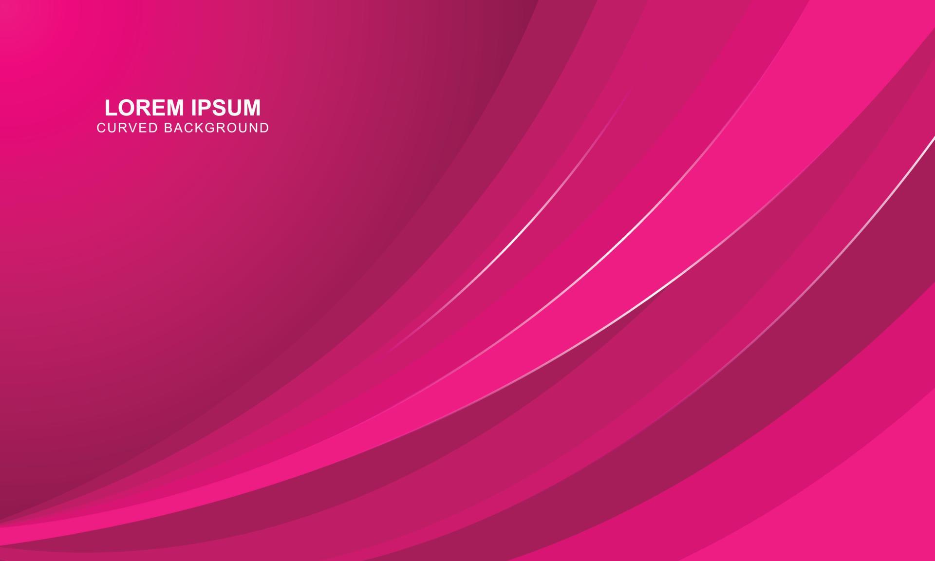 Pink Curve Shape Background 22576797 Vector Art At Vecteezy