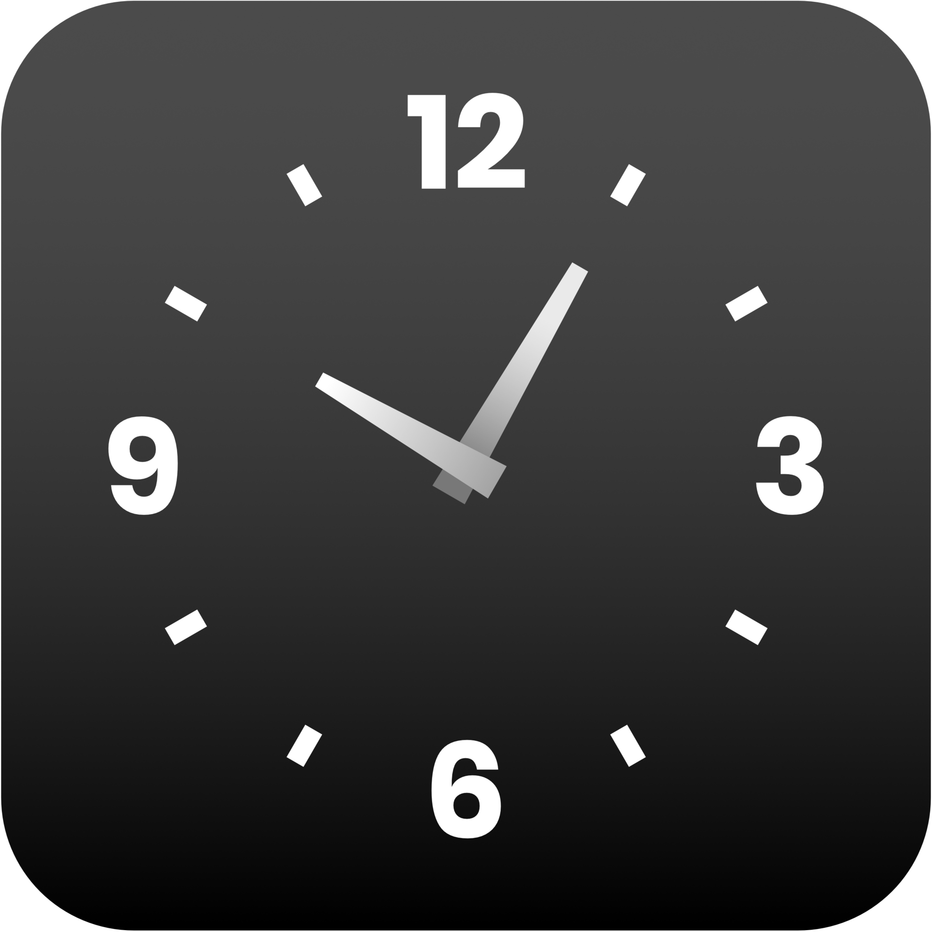 Modern gradient wall clock icon 22579979 PNG Modern gradient wall clock icon 22579979 PNG