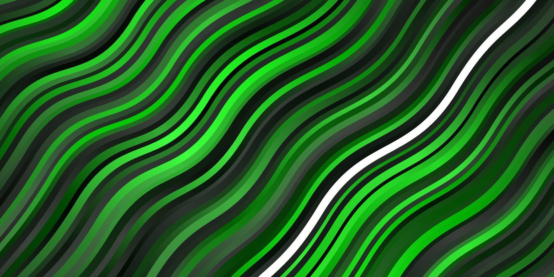 Dark Green Vector Pattern With Curves 22580187 Vector Art At Vecteezy