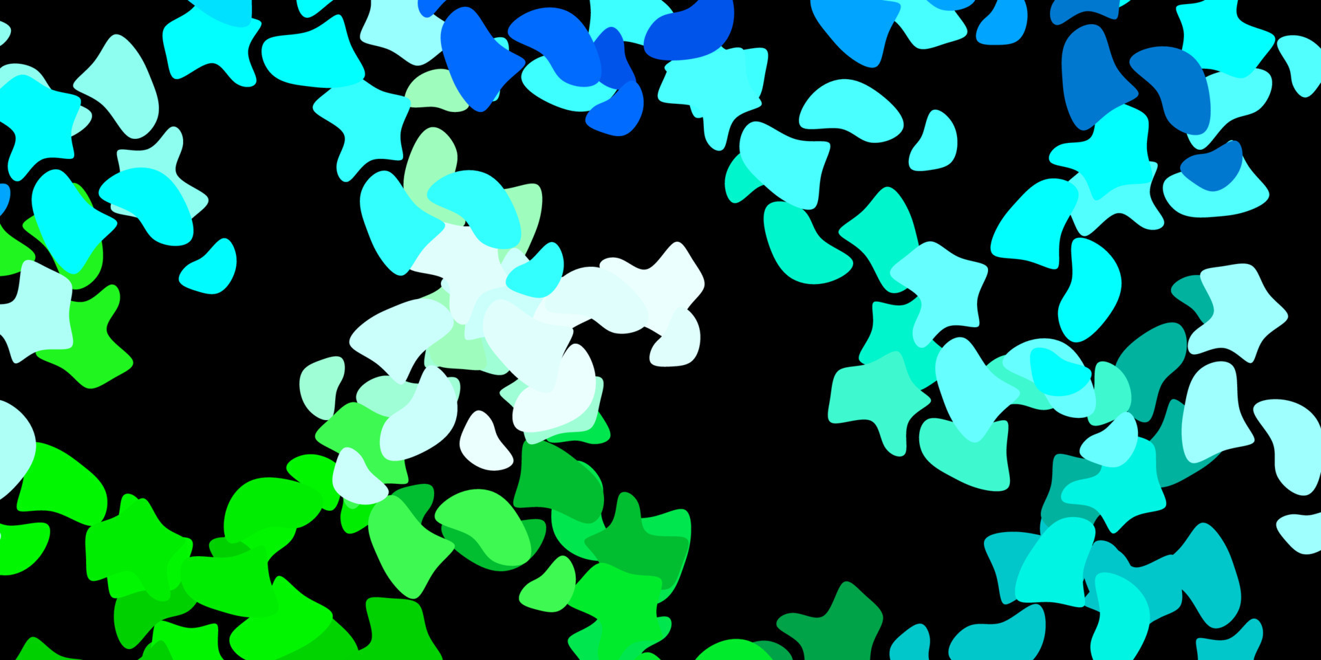 Dark Blue Green Vector Pattern With Abstract Shapes 22580210 Vector