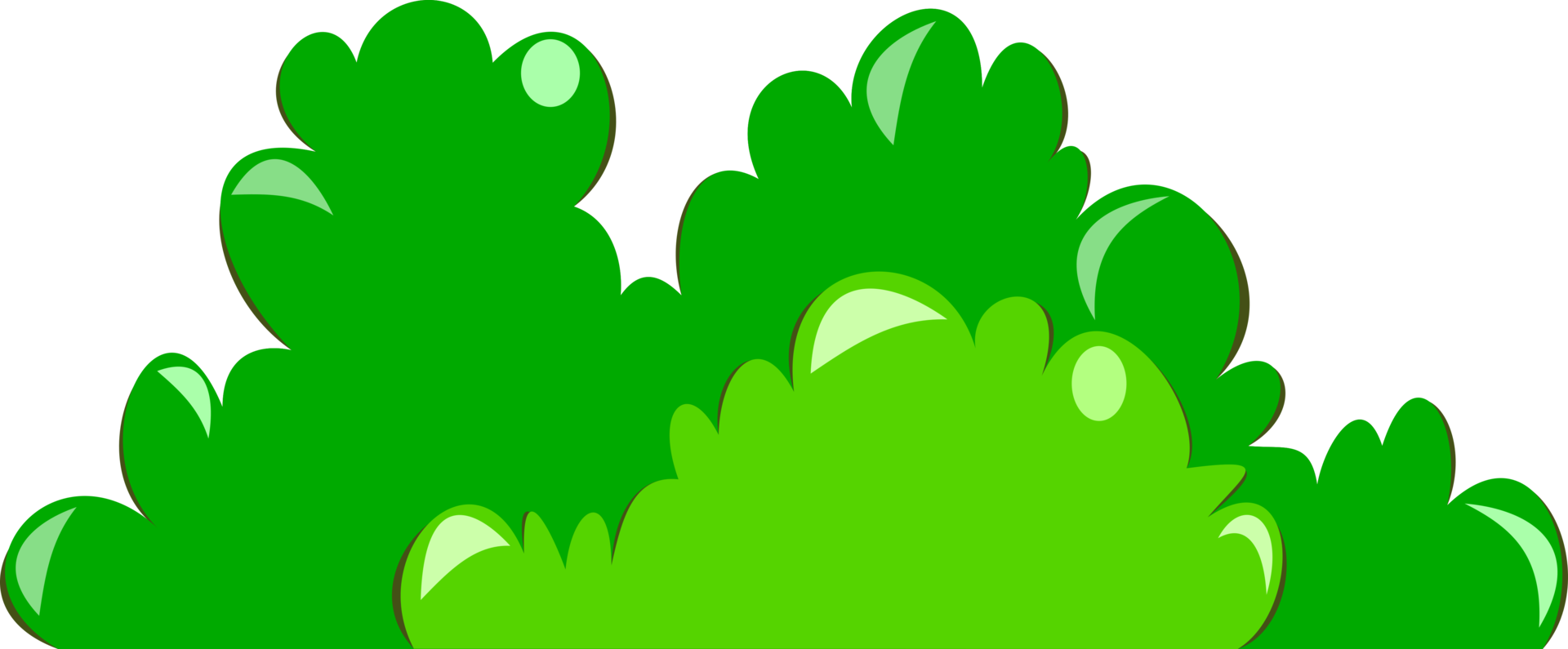 Bush Cartoon Flat Bush 22584850 Png